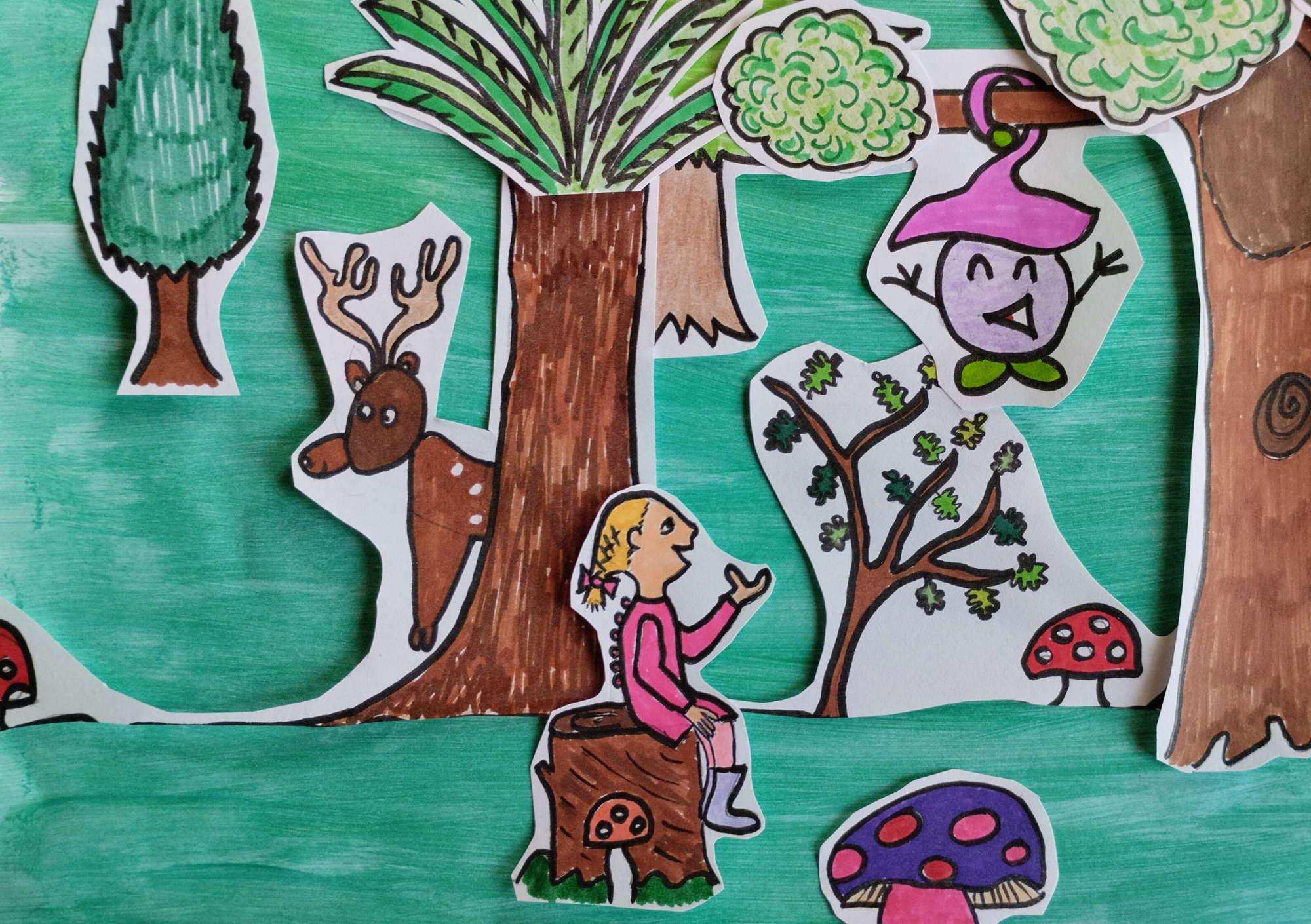 Louison et le lutin de la forêt : la magie prend racine