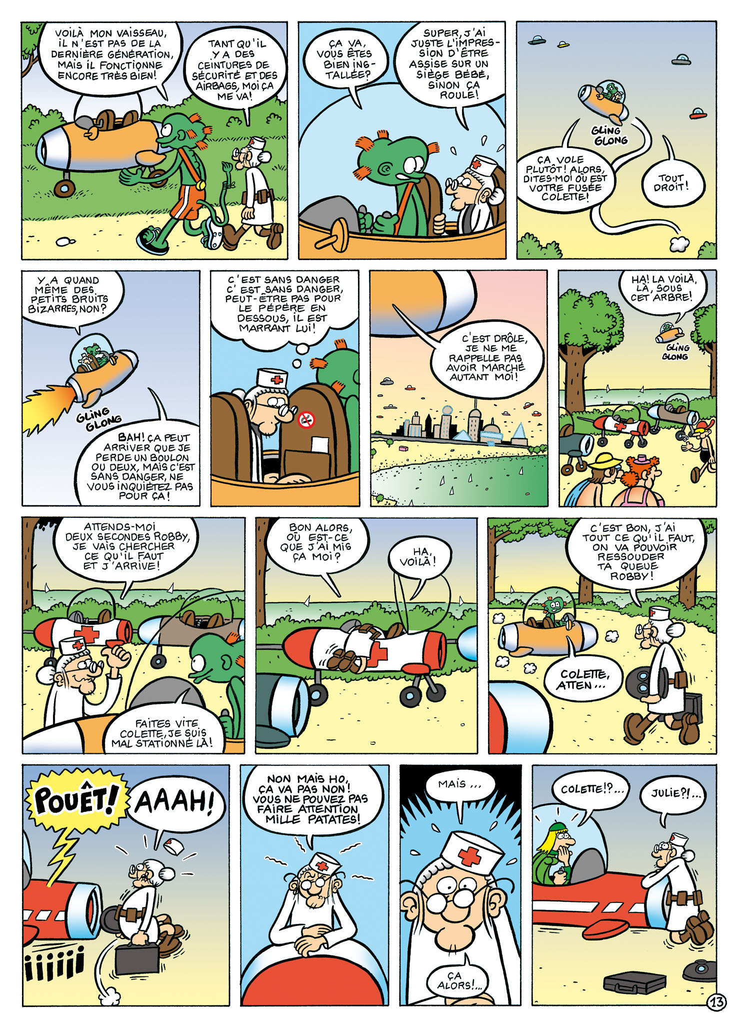 Colette l'infirmière de l'espace