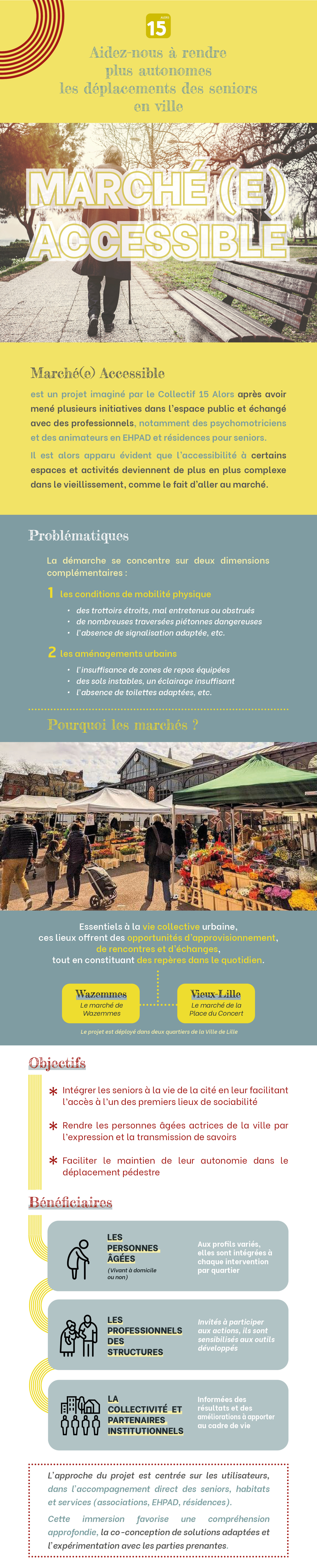 Marché(e) accessible