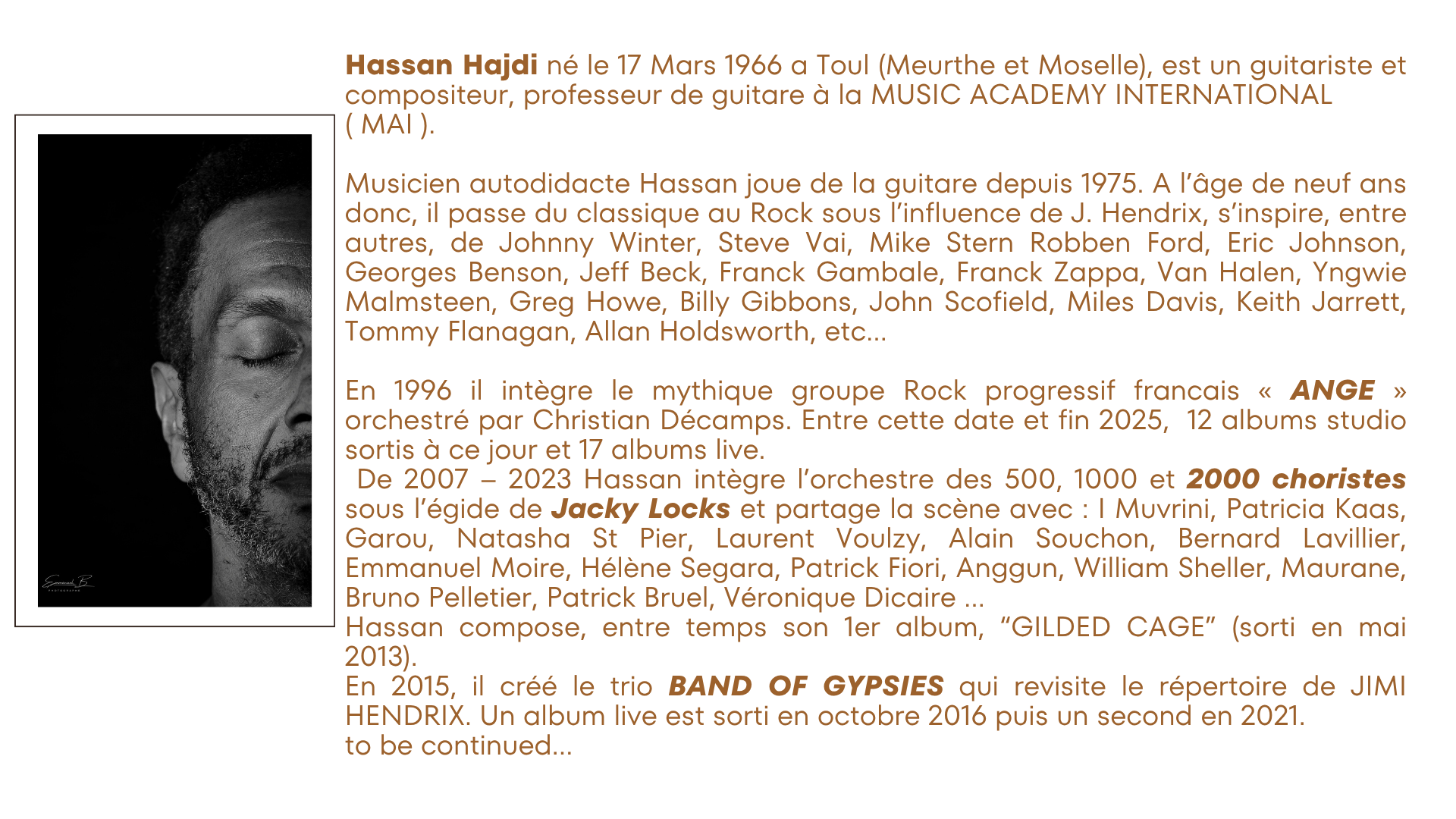 "Résilience" : le nouvel album d'Hassan Hajdi - Ulule