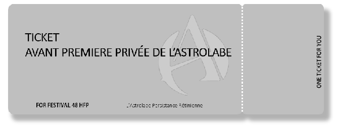 L'ASTROLABE participe au 48h Film Project