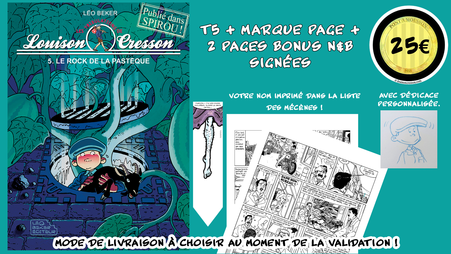 Louison Cresson T5 : "Le rock de la pastèque" - Ulule