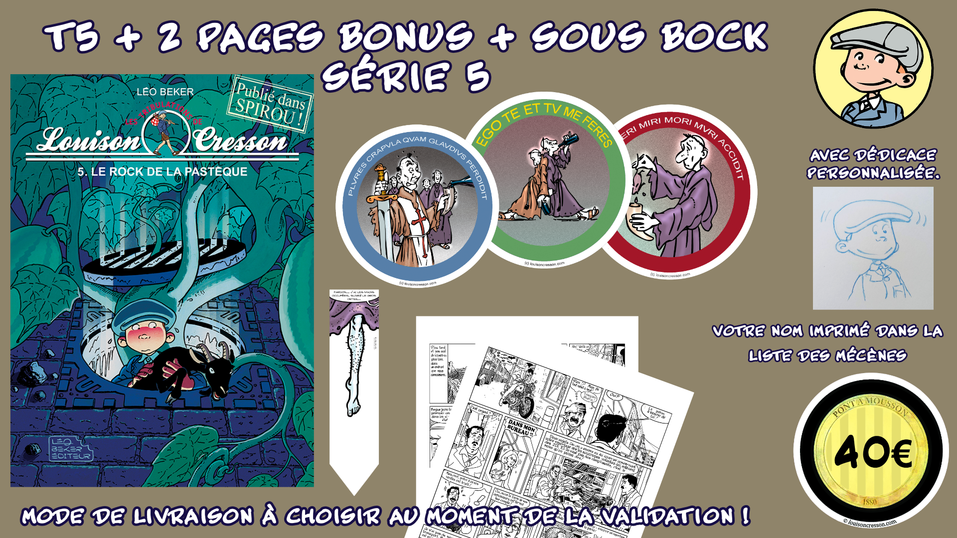 Louison Cresson T5 : "Le rock de la pastèque" - Ulule