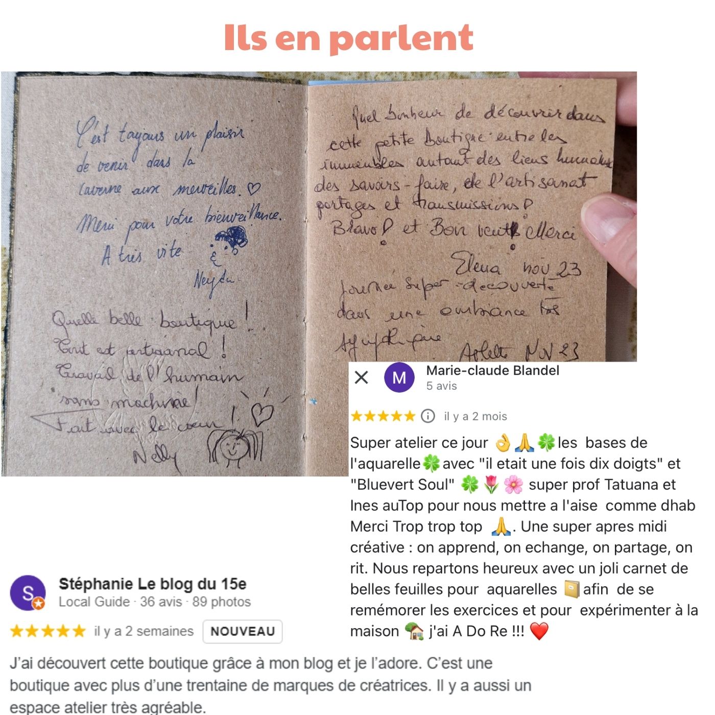 Boutique-ateliers Il était une fois dix doigts