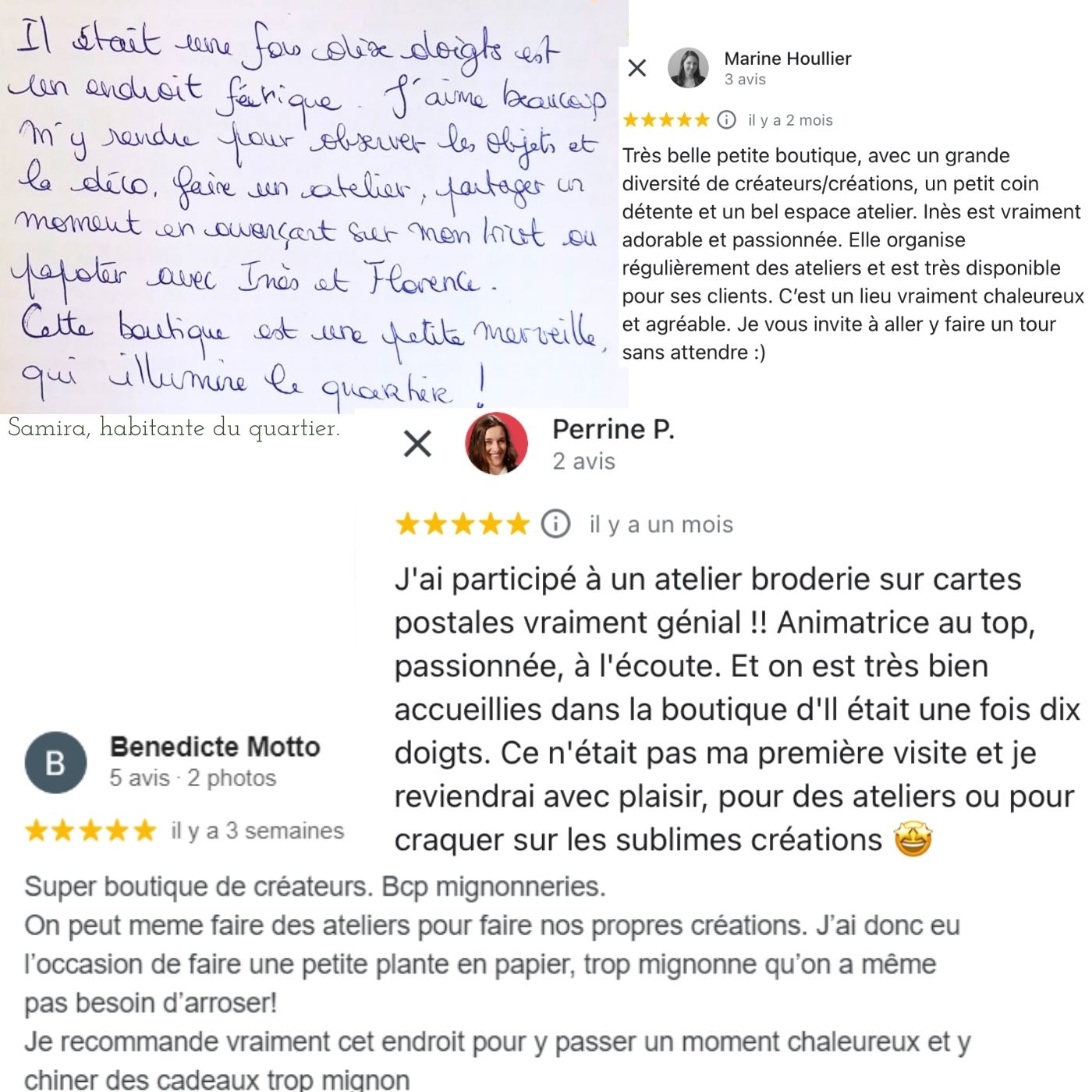 Boutique-ateliers Il était une fois dix doigts