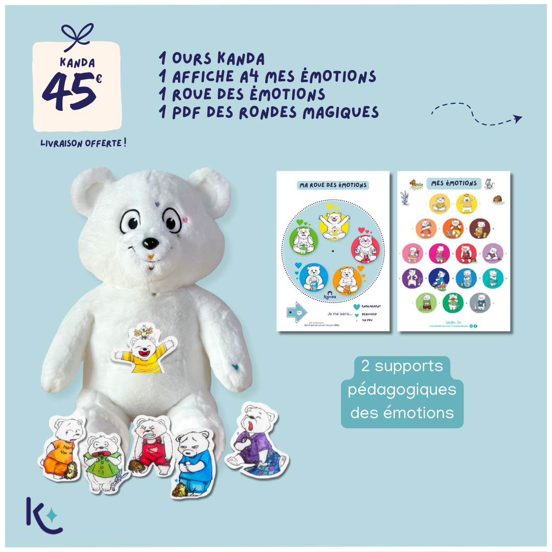 KANDA l'ours en peluche qui libère les émotions - Ulule