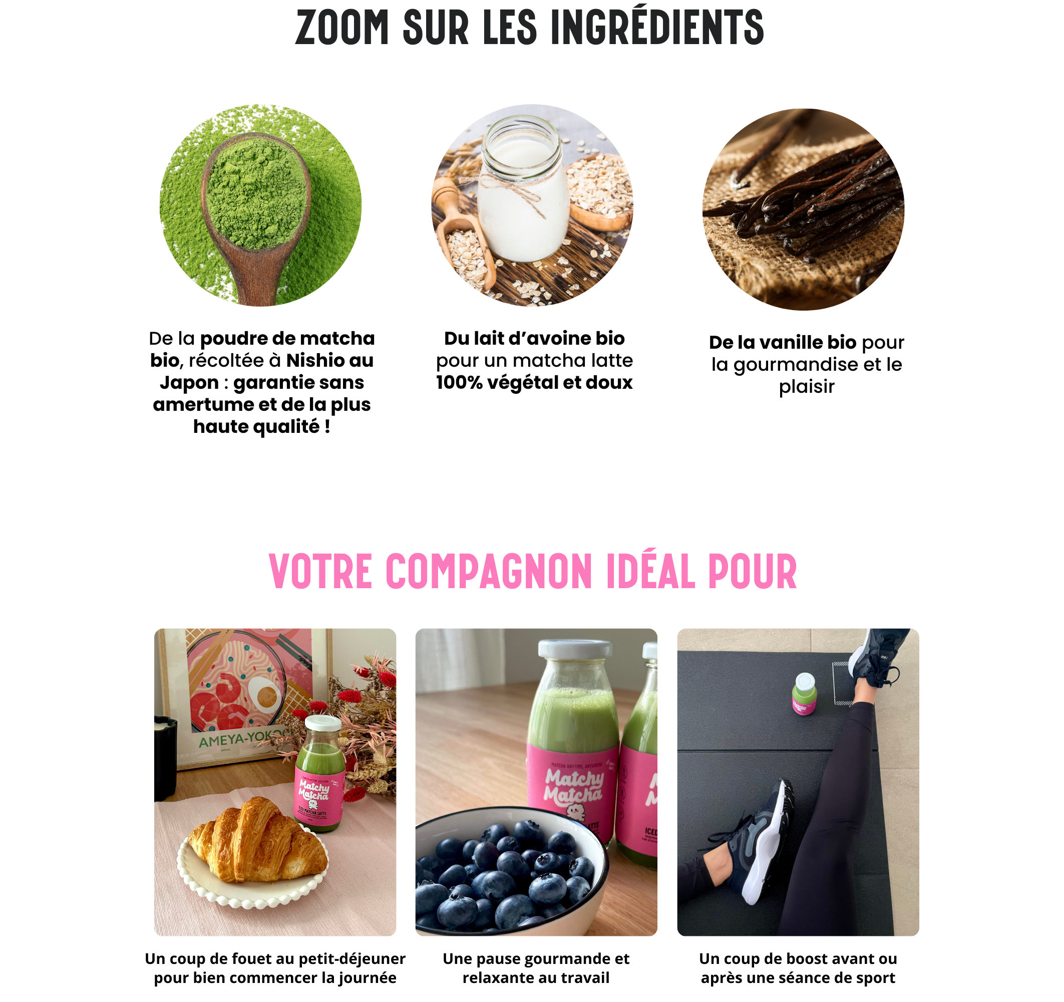 Matchy Matcha, le premier matcha latte prêt-à-boire