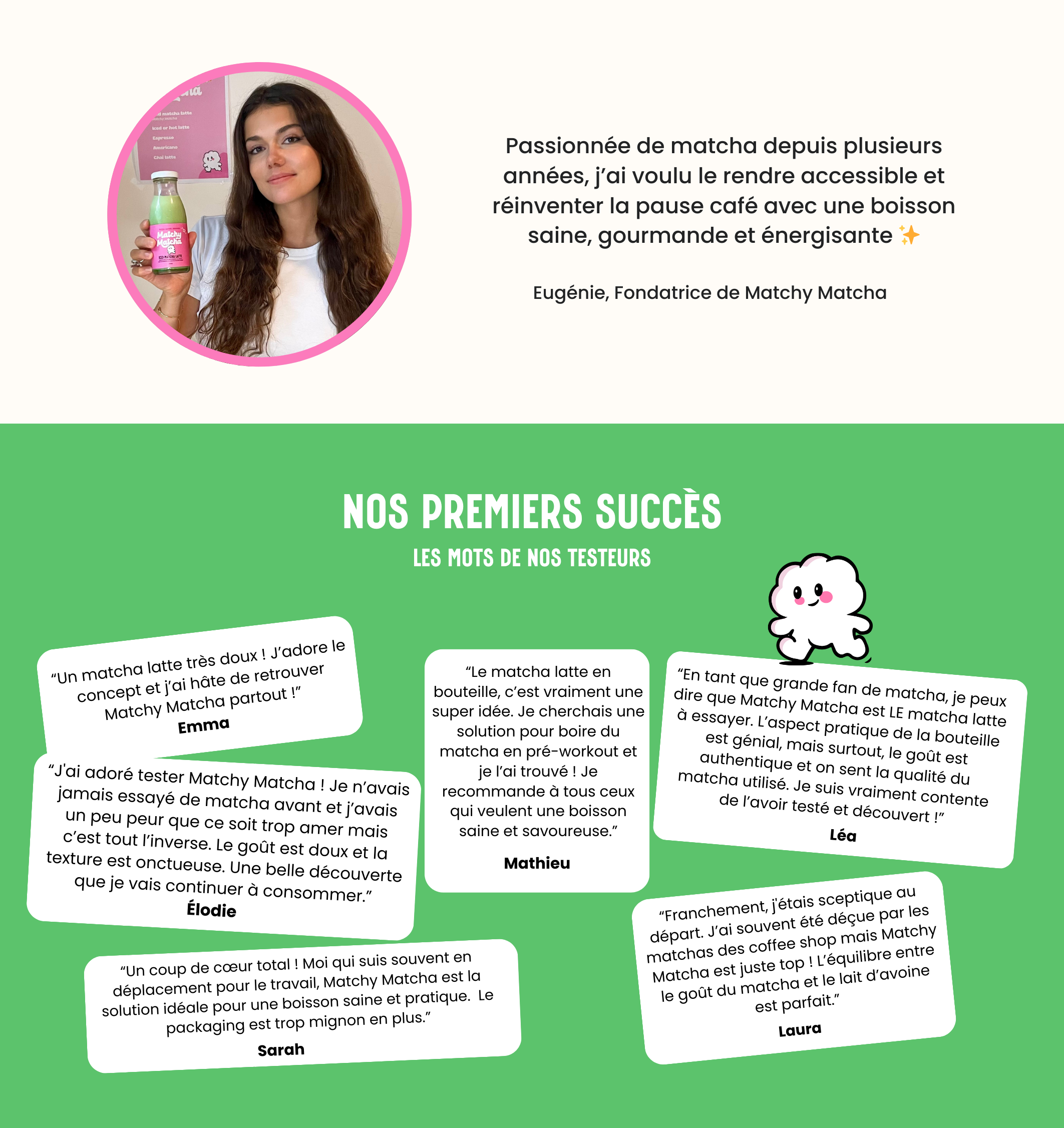 Matchy Matcha, le premier matcha latte prêt-à-boire - Ulule