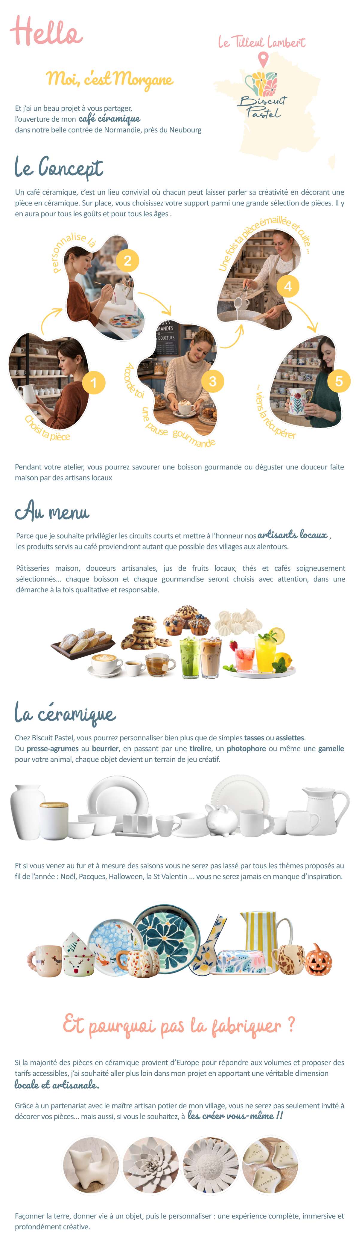 Participez à l'ouverture du café Céramique Biscuit Pastel - Ulule