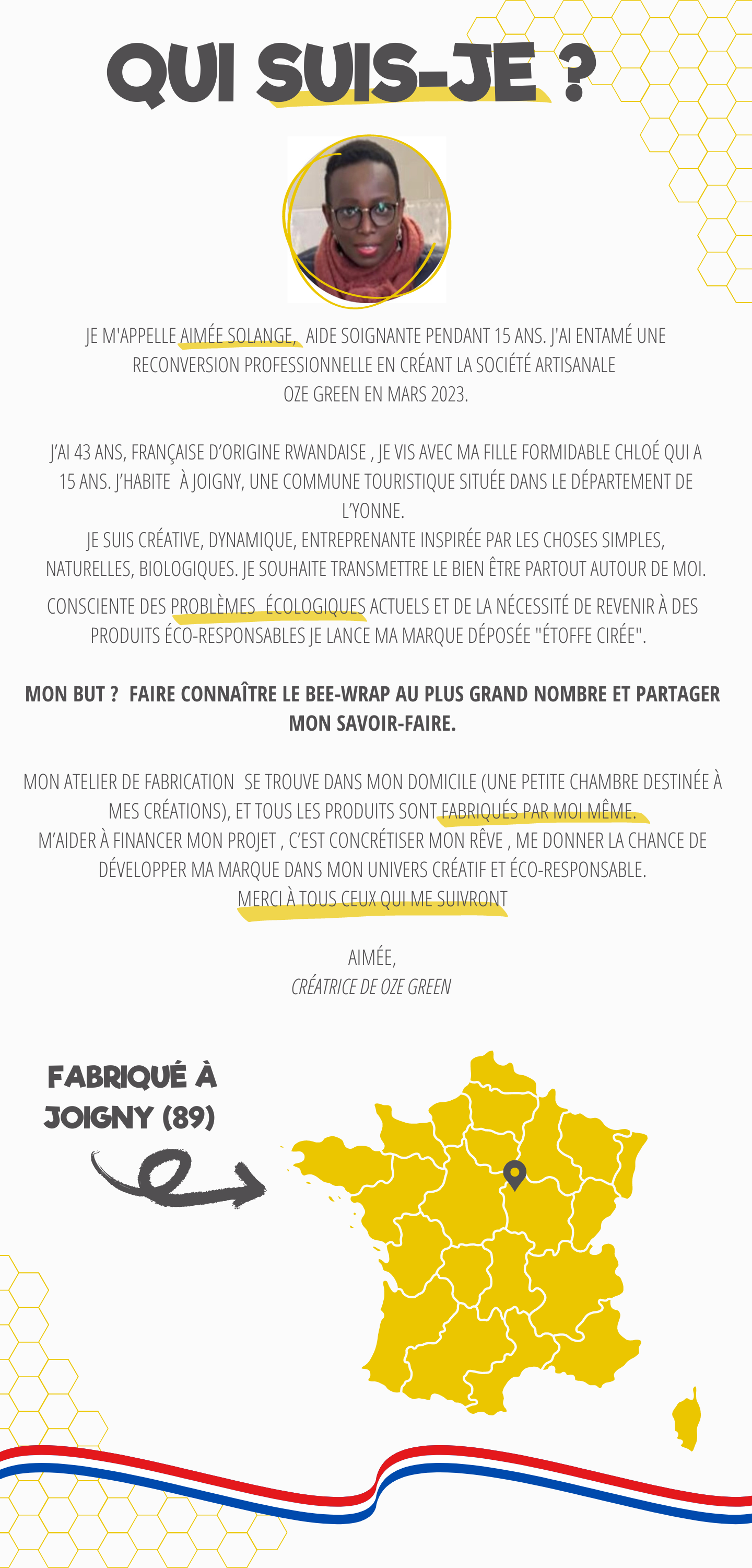 Emballage écologique à la cire d'abeilles Bio /le BEE WRAP