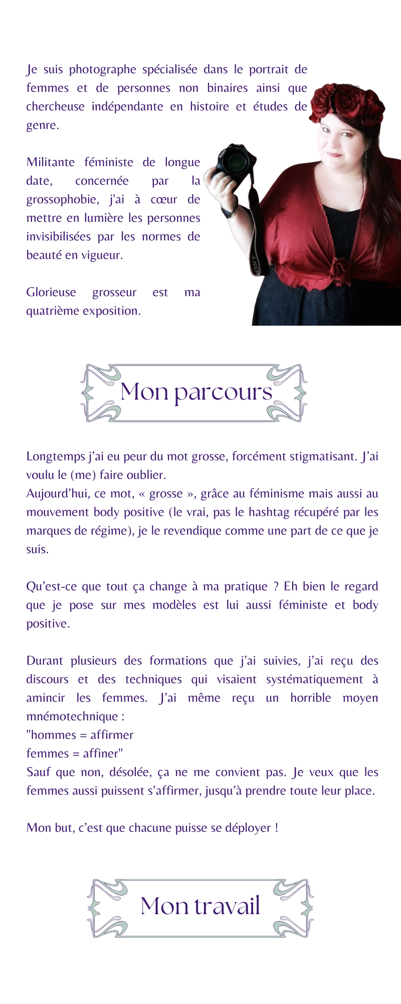 Expo photo Glorieuse Grosseur contre la grossophobie - Ulule