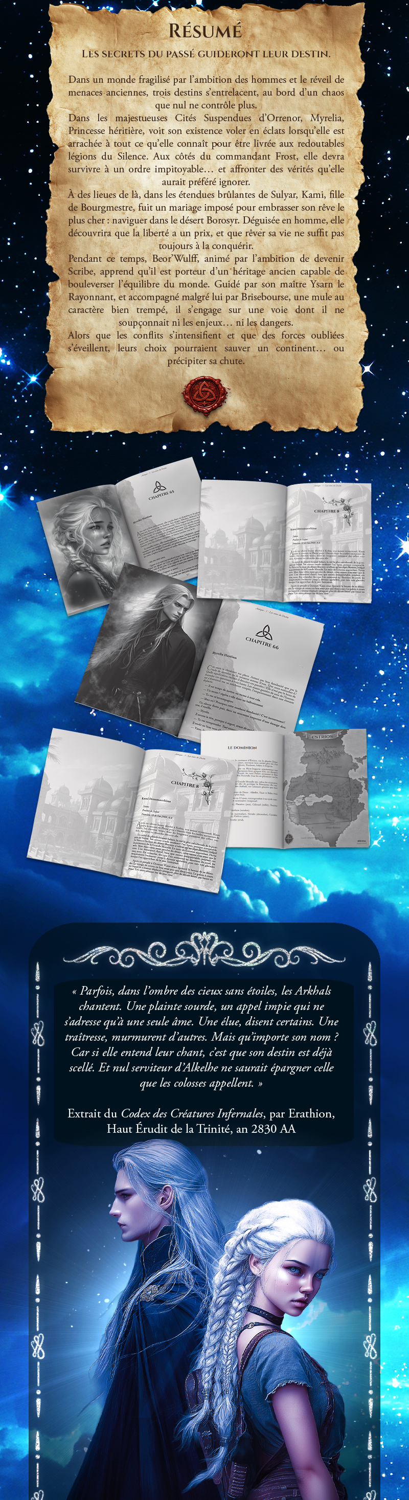 Antiques - I - Les voies du Destin - Saga high fantasy - Ulule