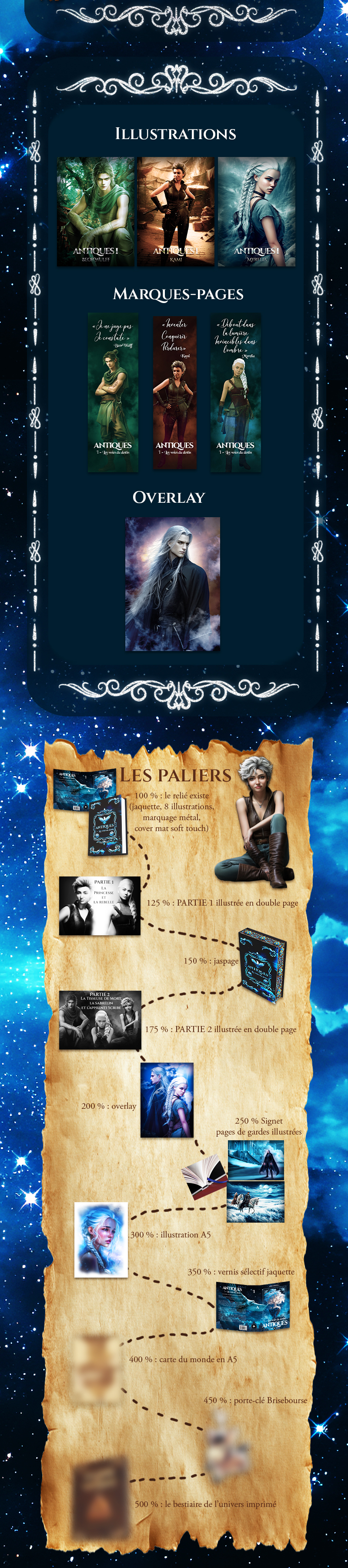 Antiques - I - Les voies du Destin - Saga high fantasy