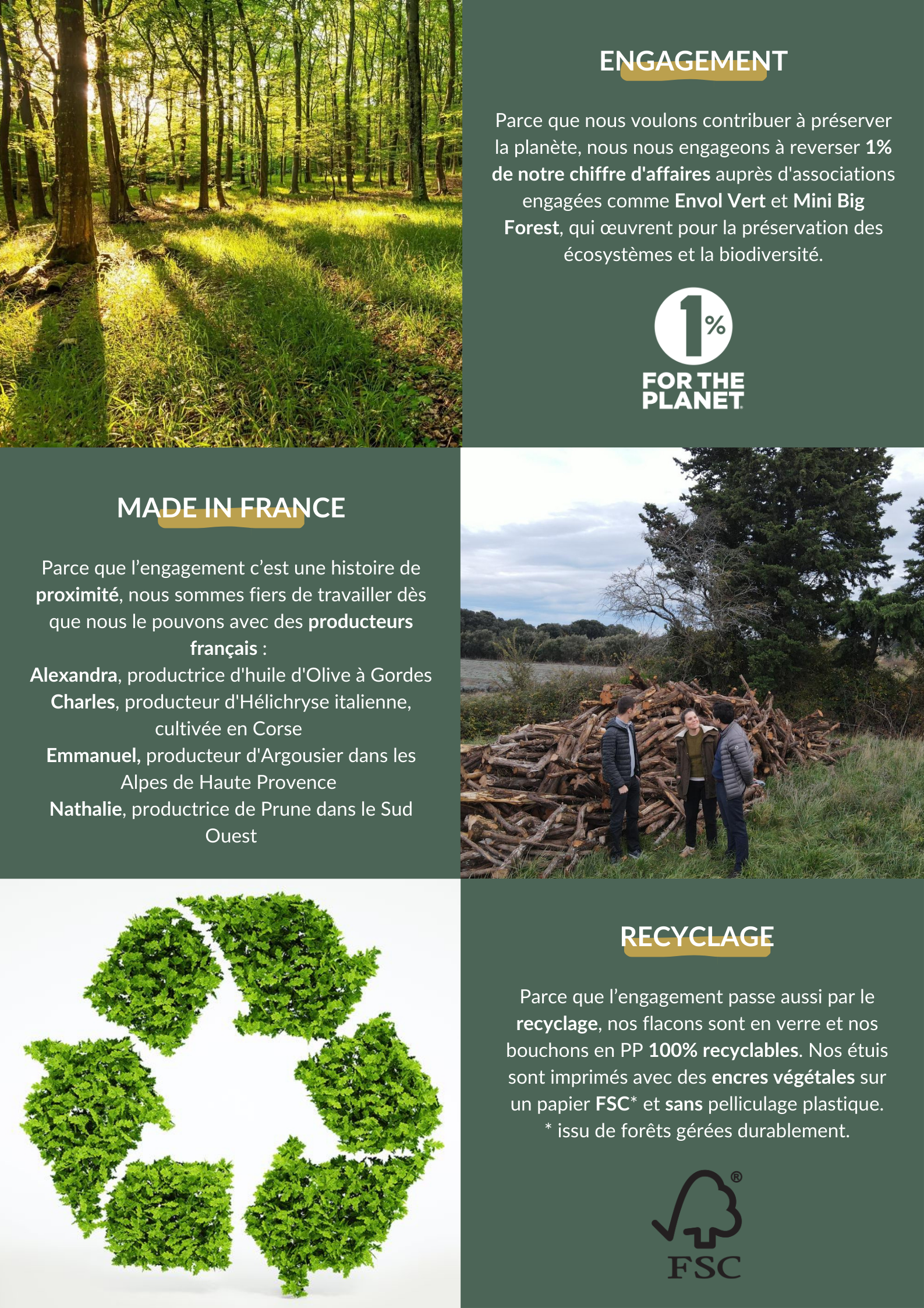 LES HUILETTES & LA PLANÈTE