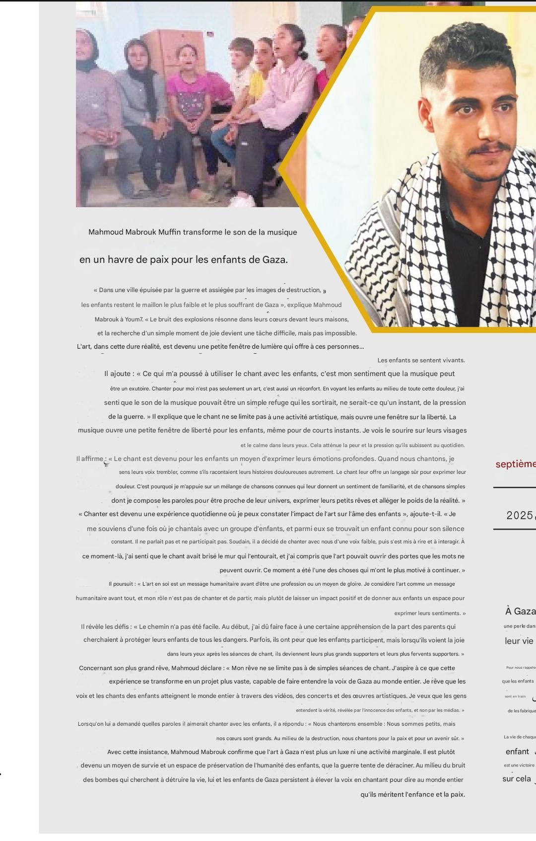 La musique loin des bombes