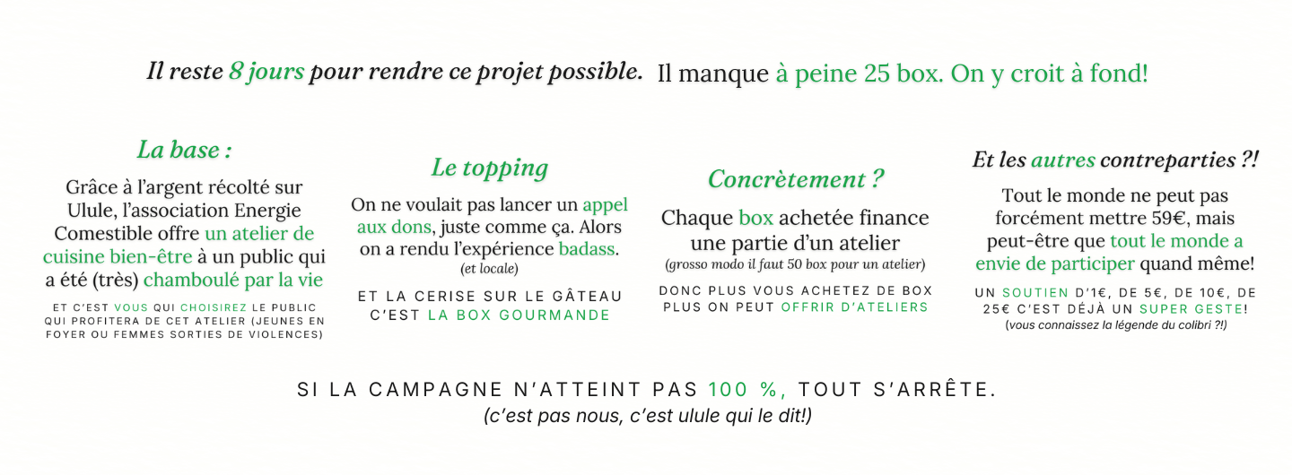 Box gourmande bien-être, édition Noël 2025 - Ulule