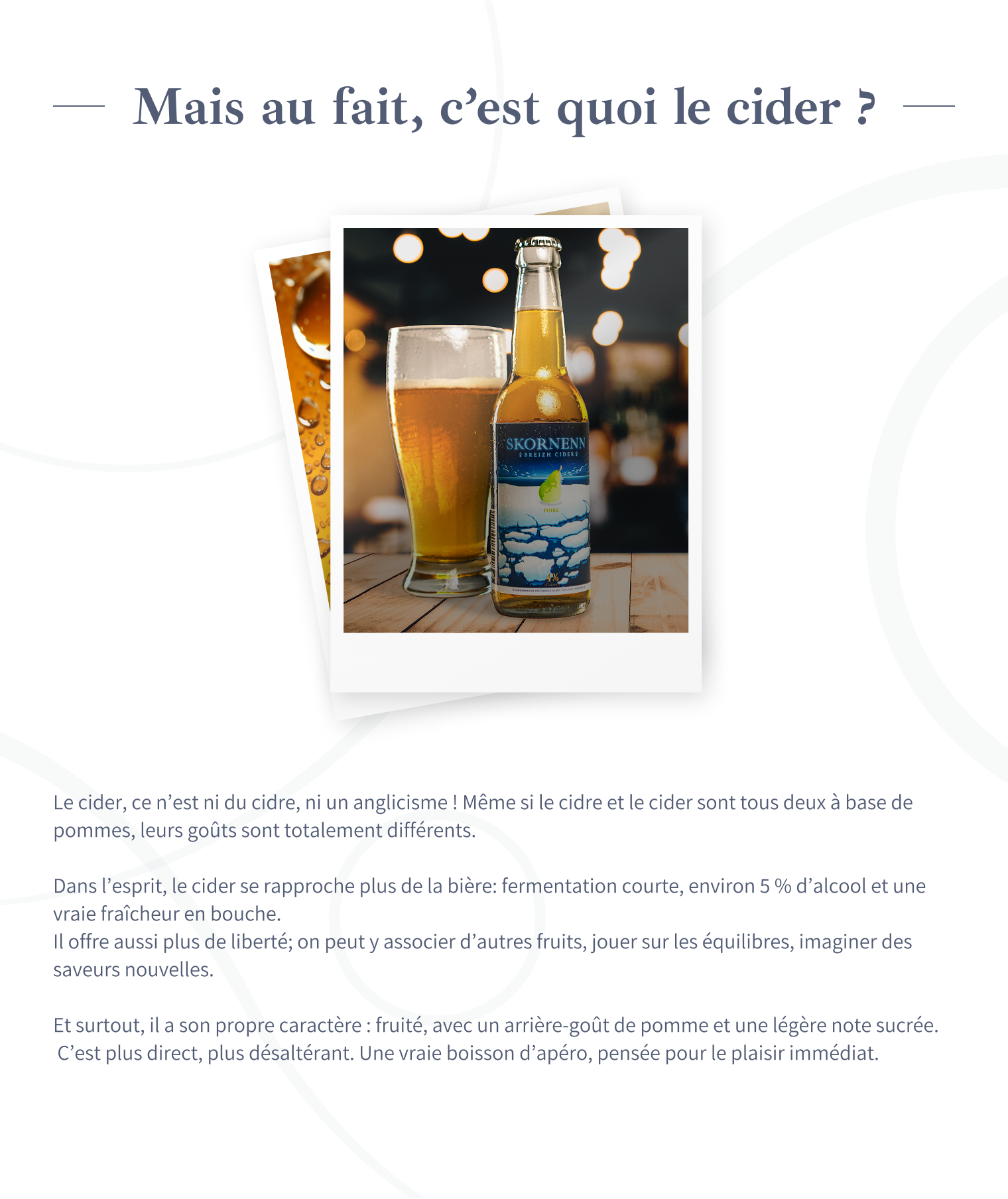 SKORNENN – Le tout premier CIDER