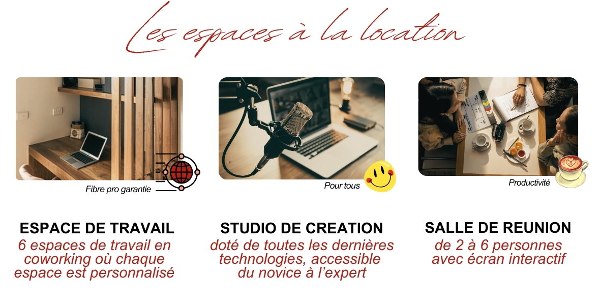 Votre tiers-lieu avec STUDIO de création de contenu