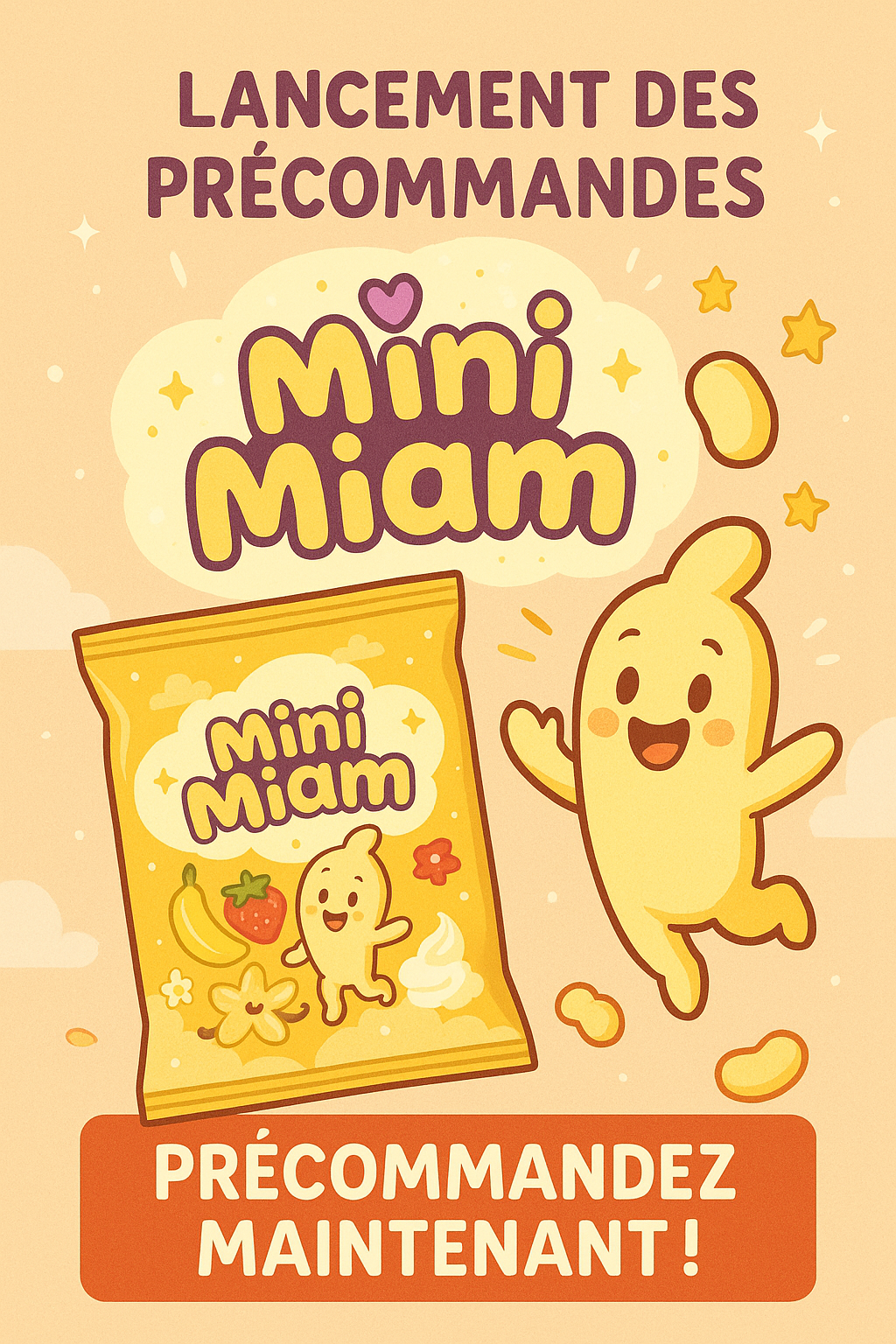 🌟 MiniMiam — Les snacks soufflés sains, funs et naturels ! - Ulule