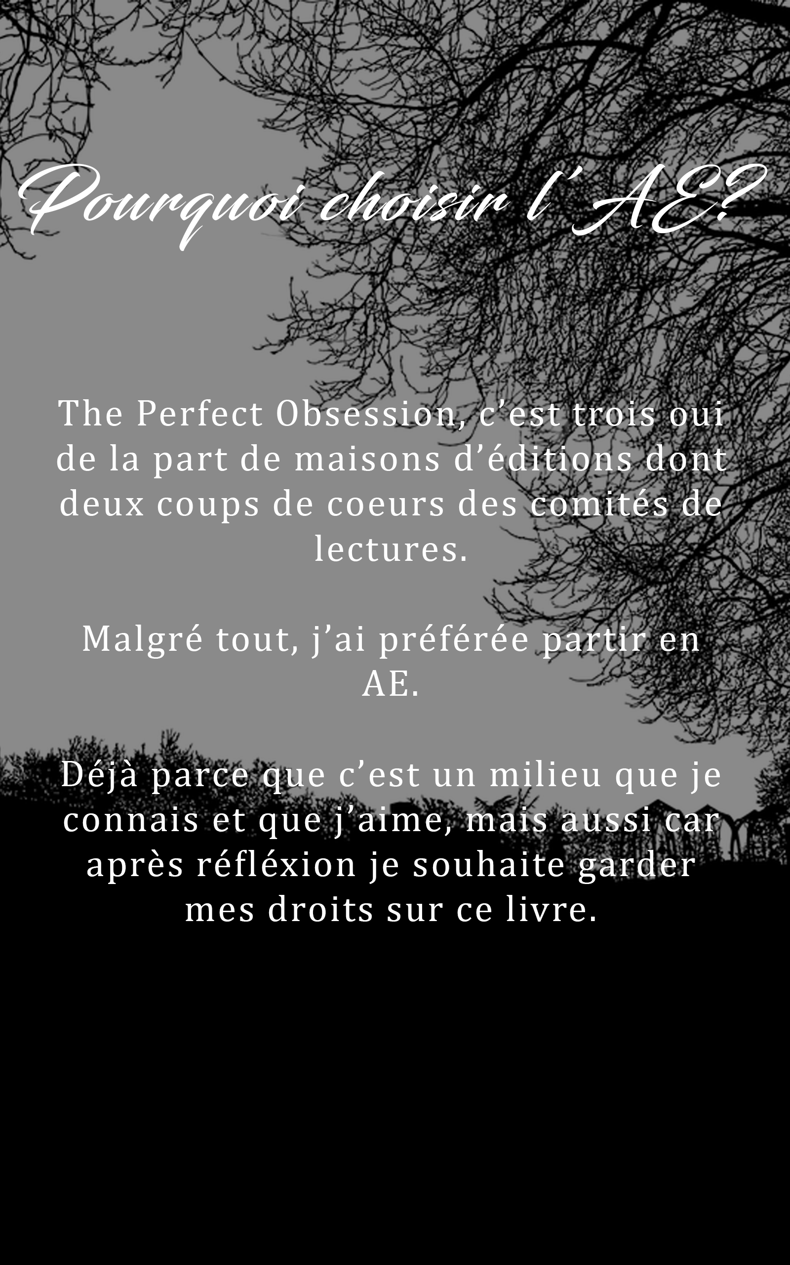 The Perfect Obsession sortie broché