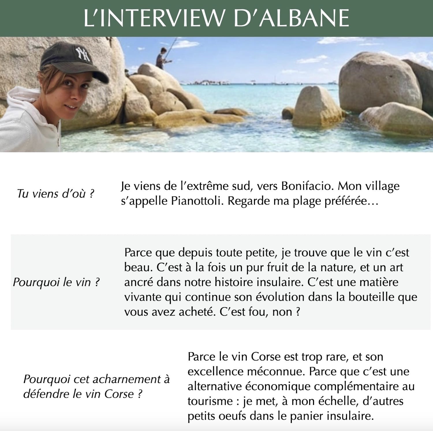Le Vin Corse : En Avant ! Autrement. Au féminin💋