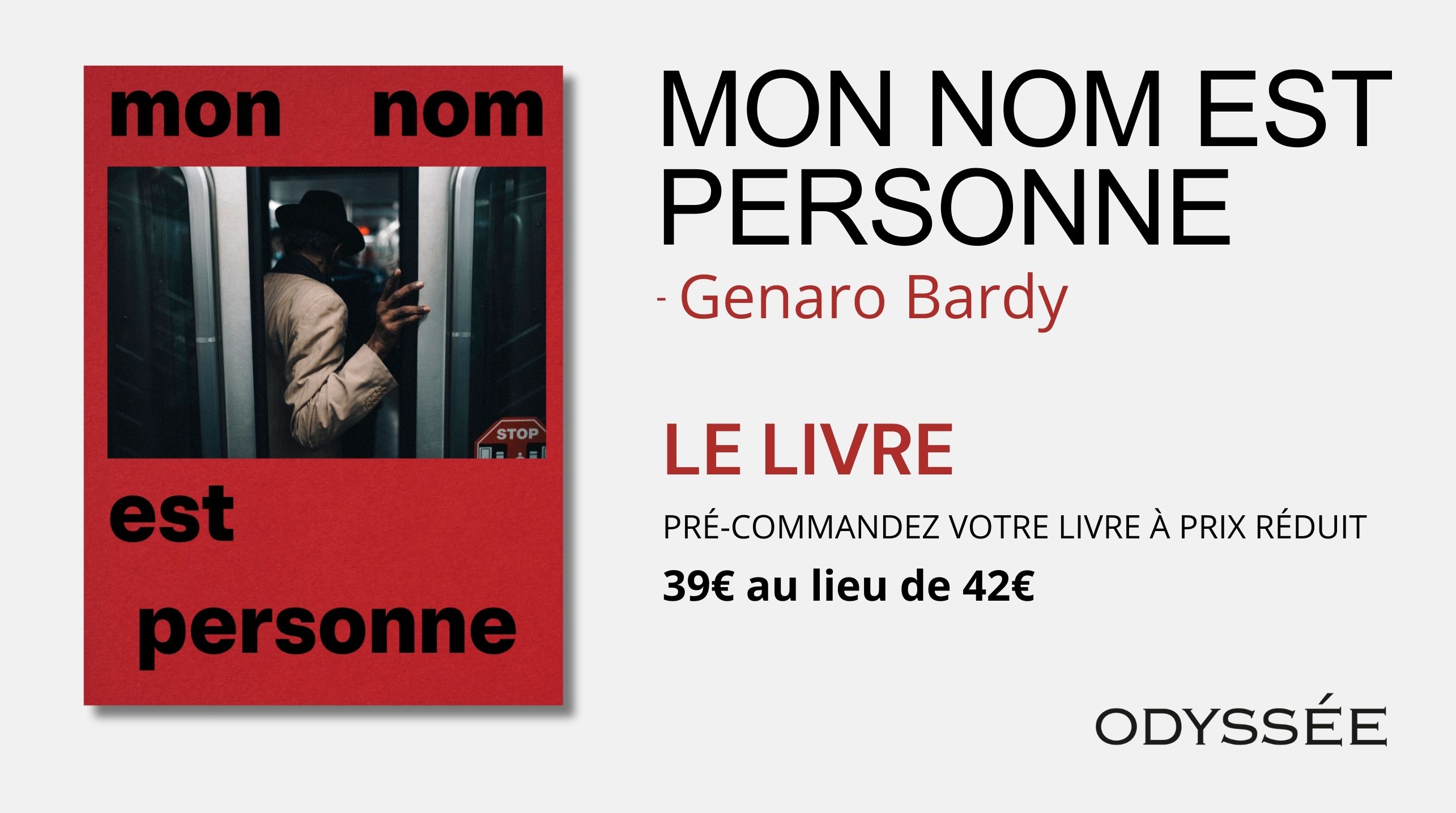 Mon nom est personne - Genaro Bardy - Ulule