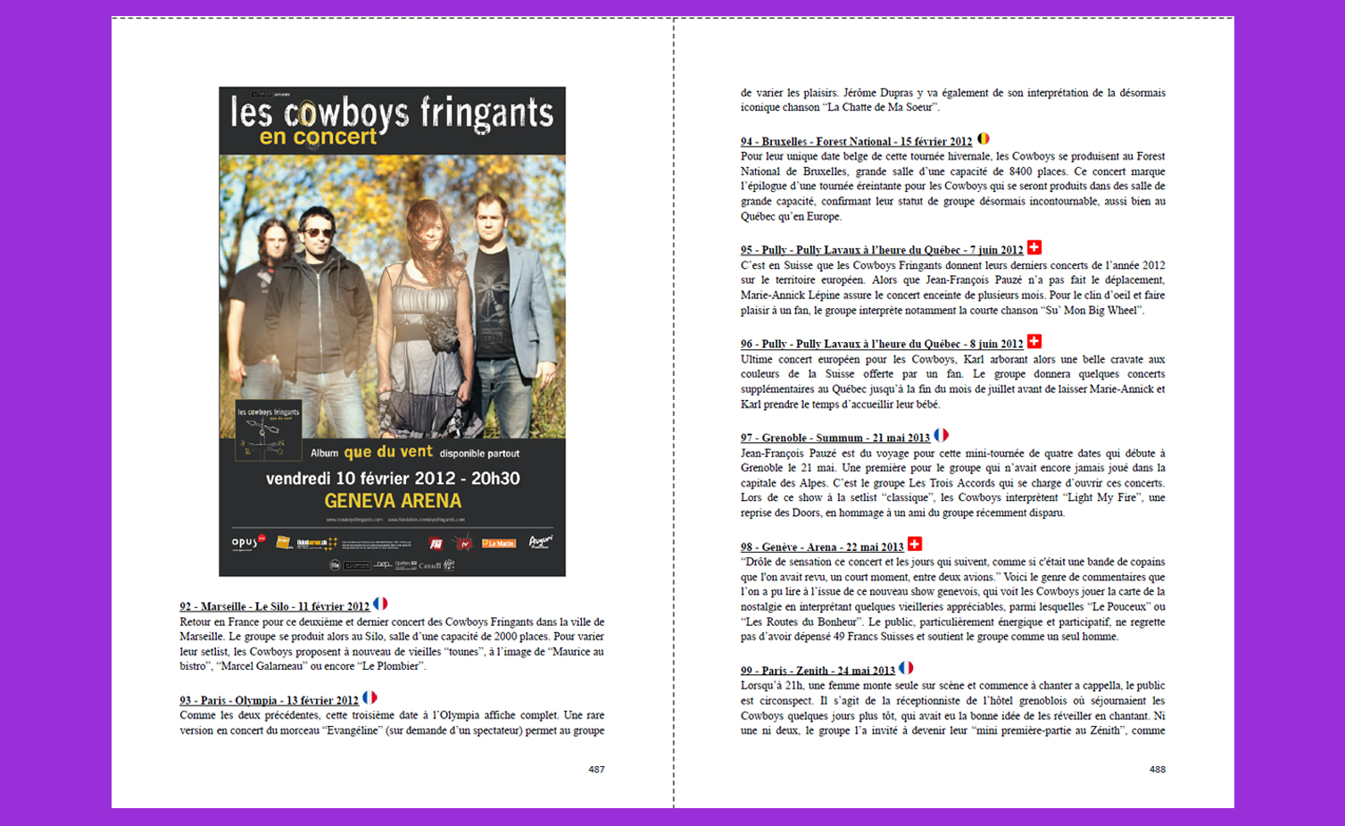 Les Cowboys Fringants - Les Routes du Bonheur (livre PDF) - Ulule