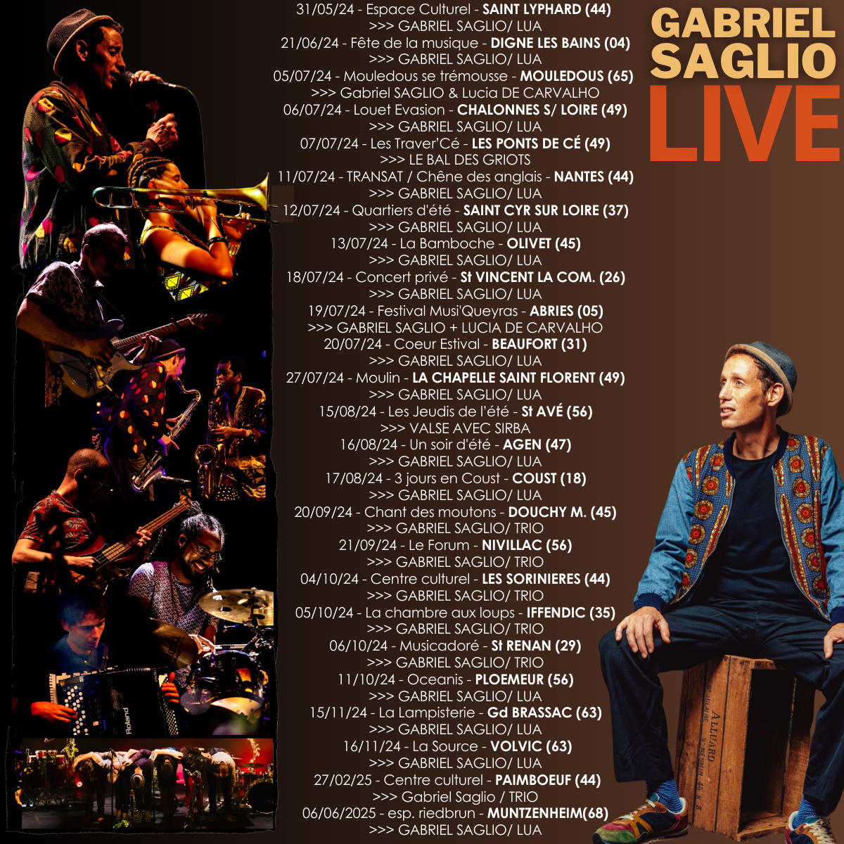 Nouvel album - Gabriel SAGLIO (chanson métissée) - Ulule