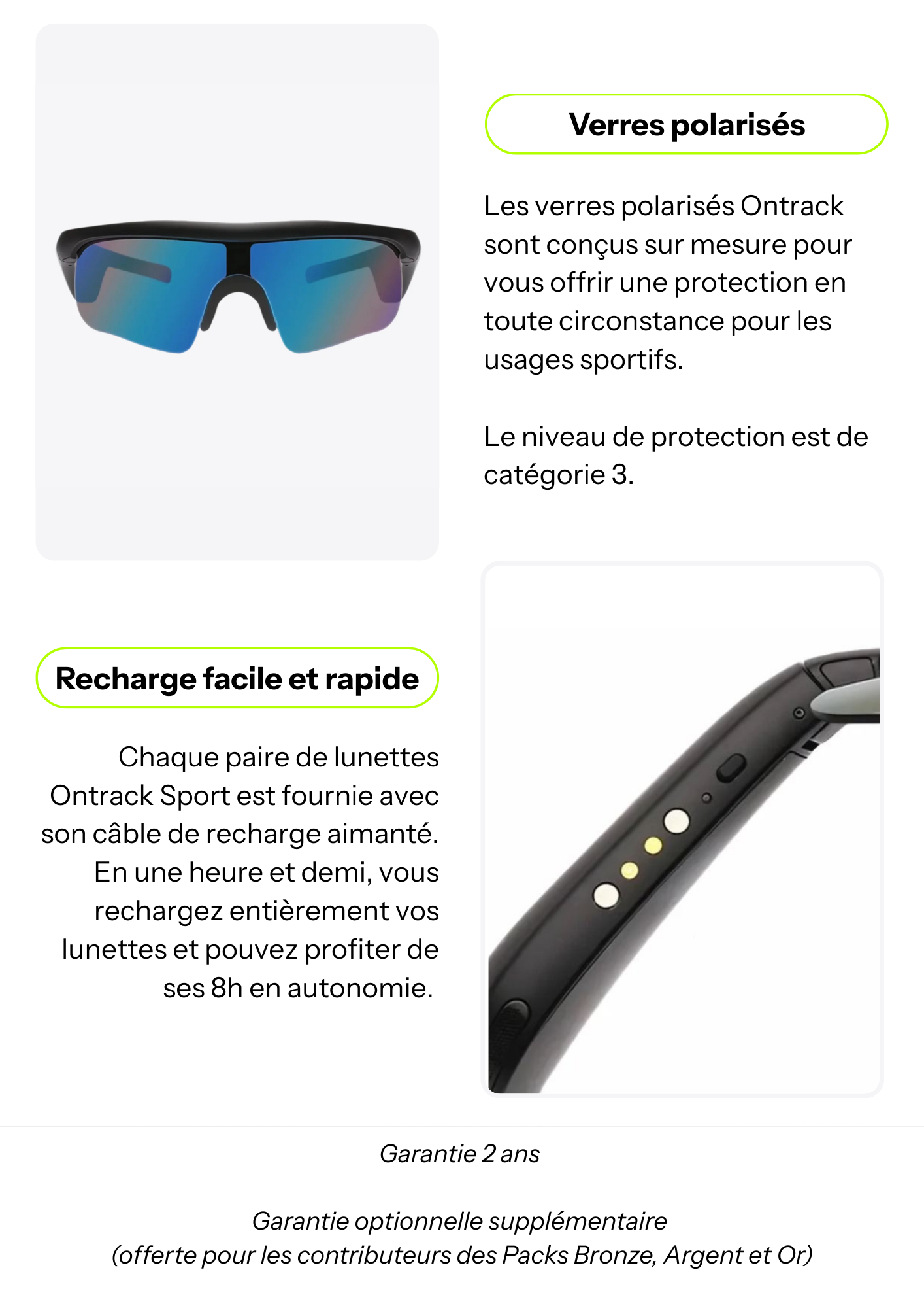 Ontrack | Lunettes IA pour le sport - Ulule