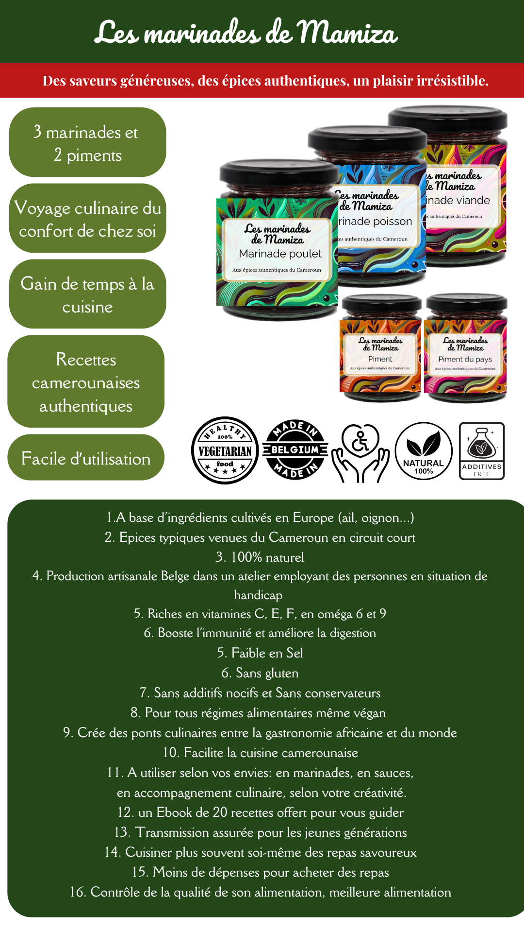 Les Marinades de Mamiza