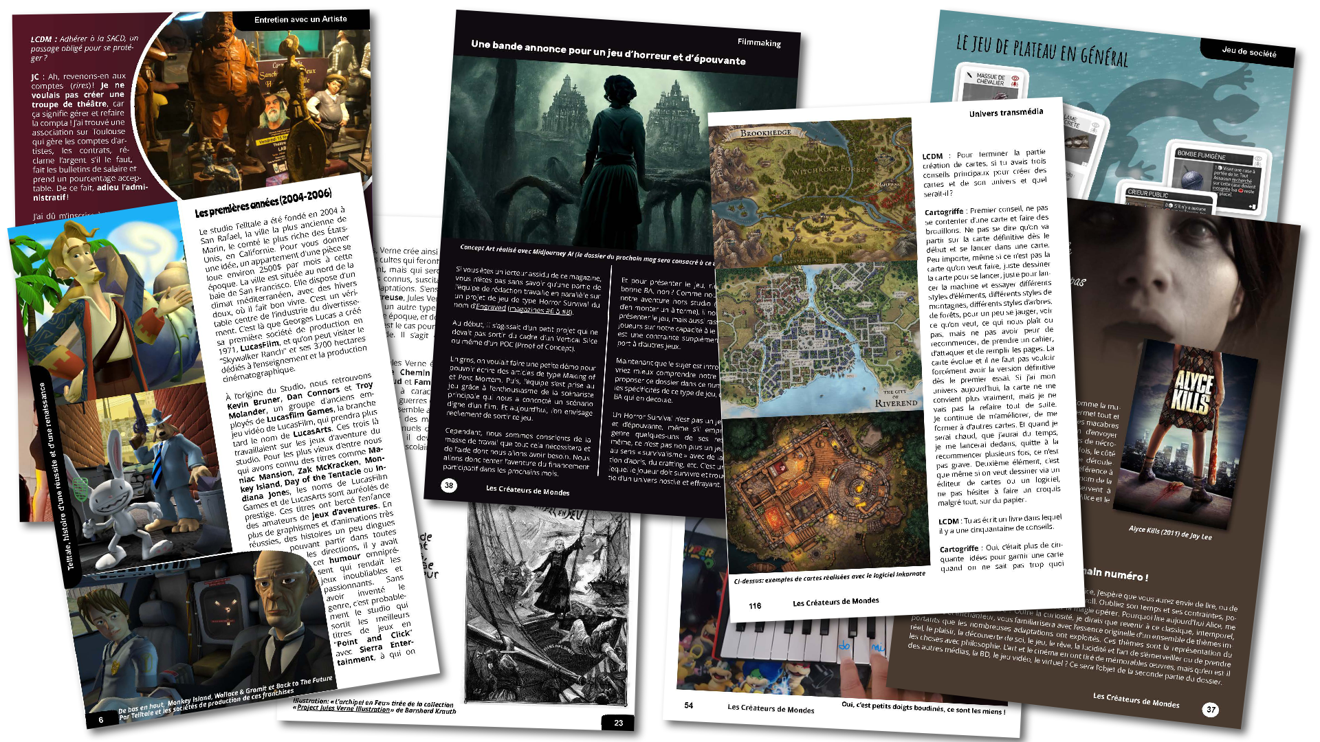 L'odyssée papier du magazine Les Créateurs de Mondes - Ulule
