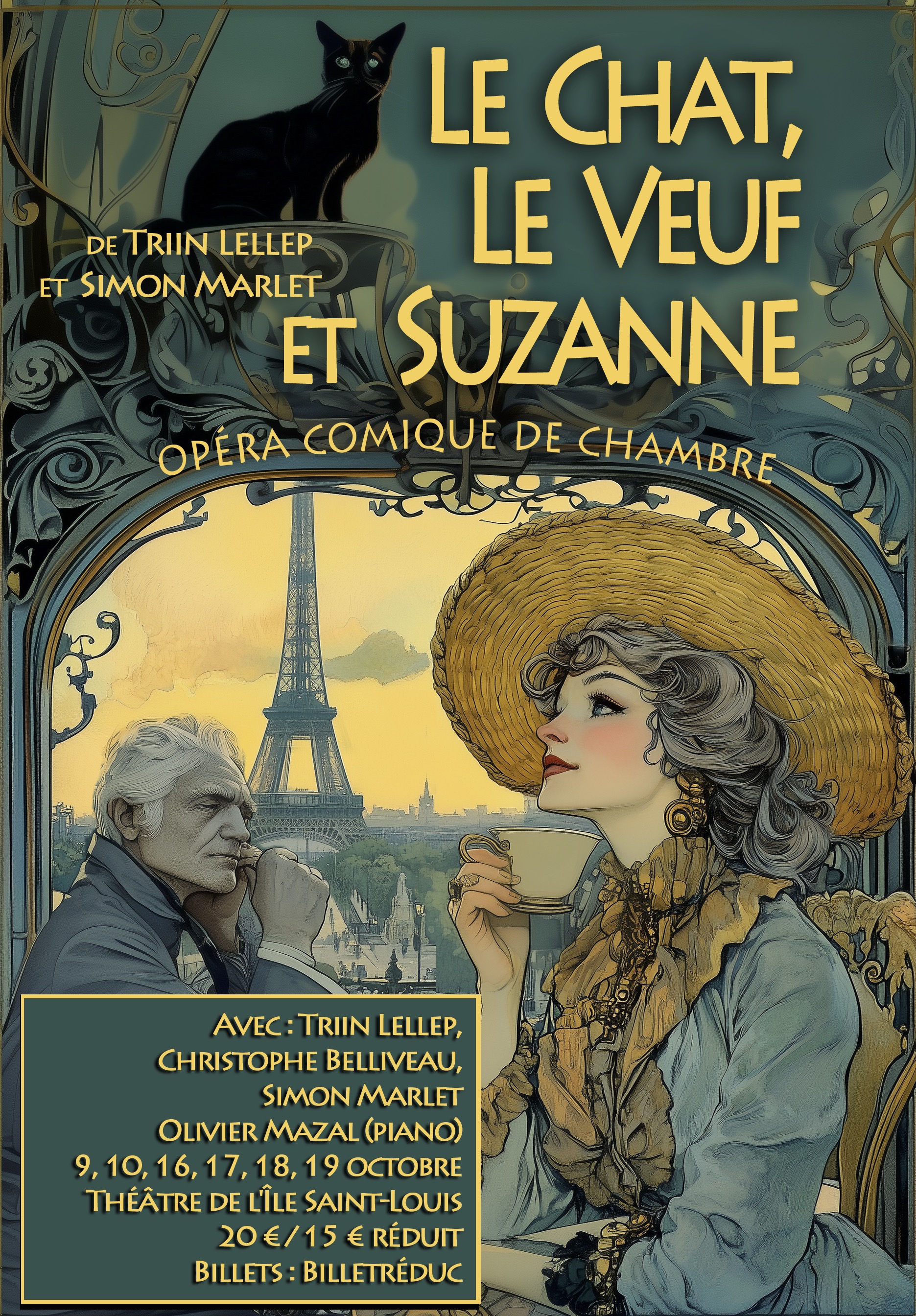 Création du spectacle musical "Le Chat, le Veuf et Suzanne"