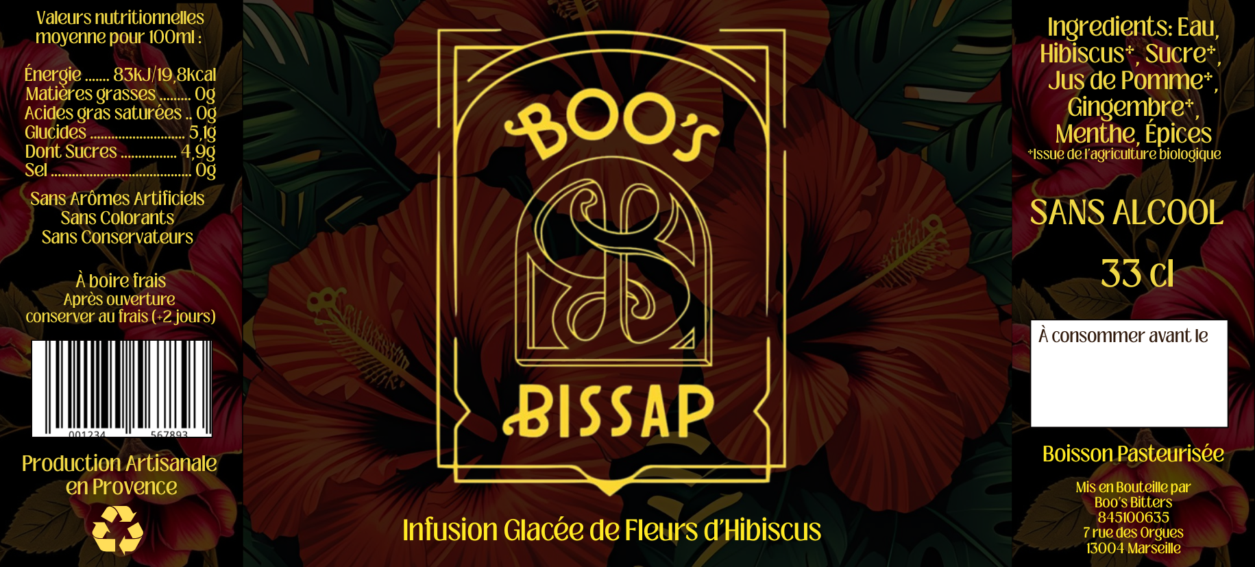 Drinks and Dreams, BOO'S GINGER BEER