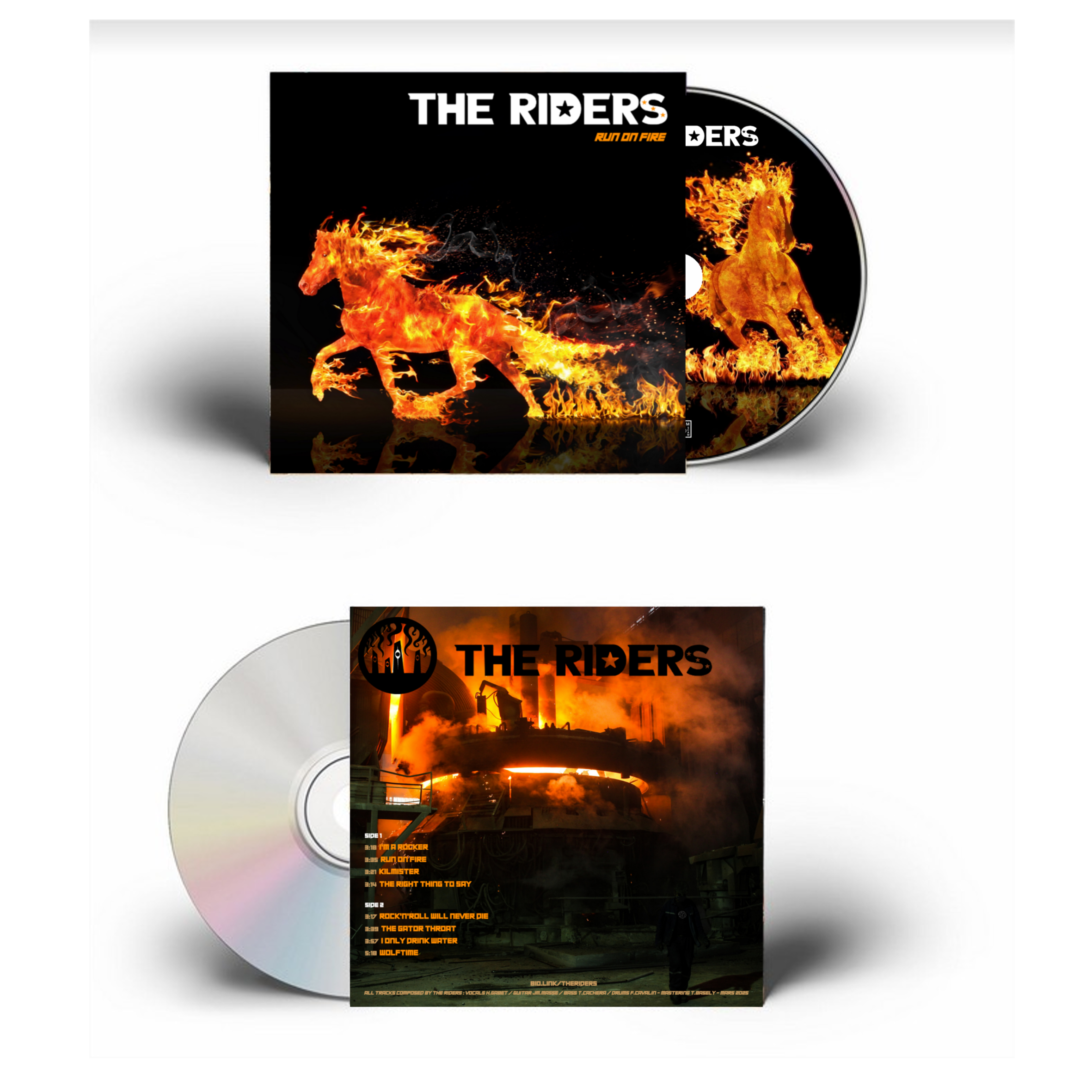 THE RIDERS High Energy Rock'n'Roll New Album "RUN ON FIRE" - Ulule