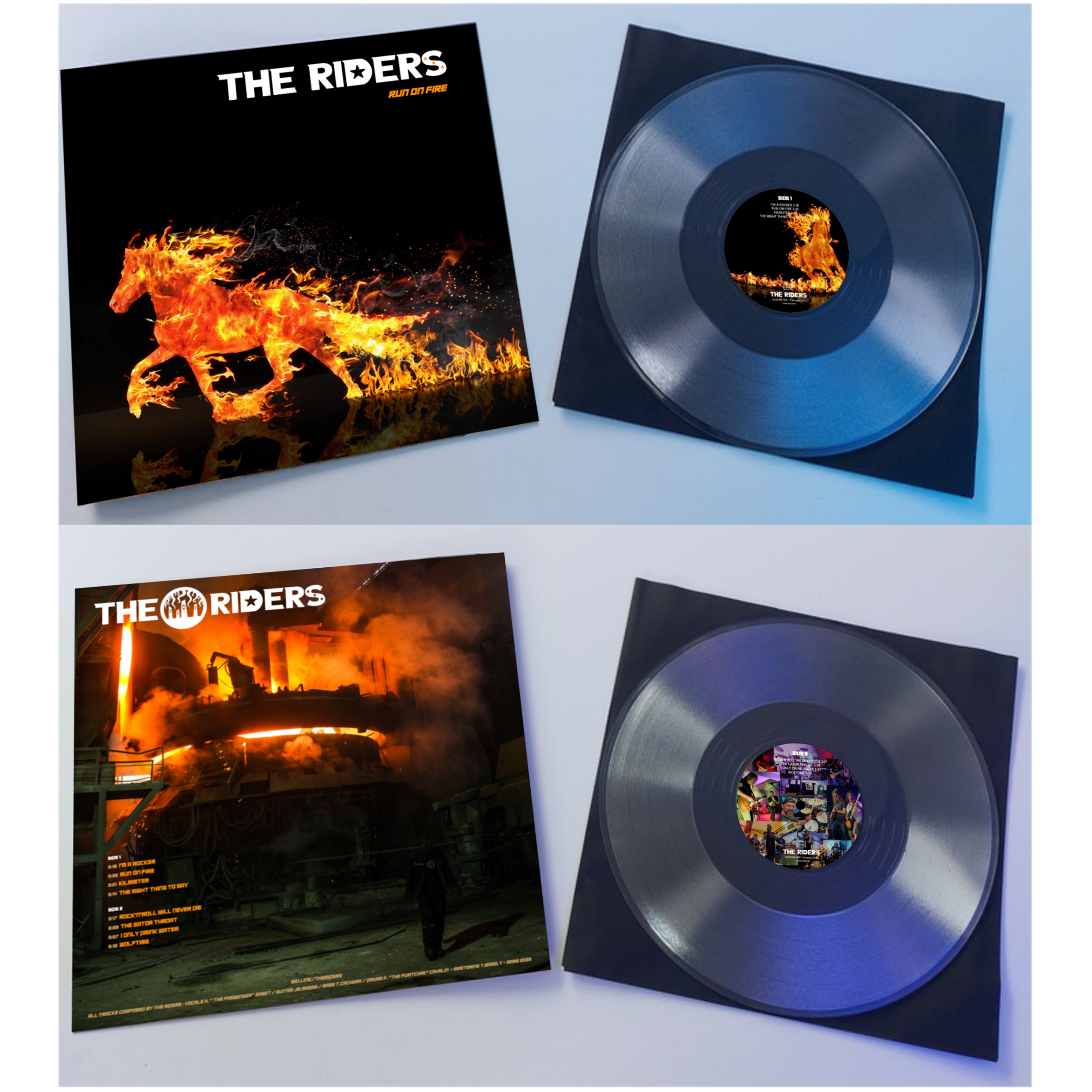 THE RIDERS High Energy Rock'n'Roll New Album "RUN ON FIRE" - Ulule