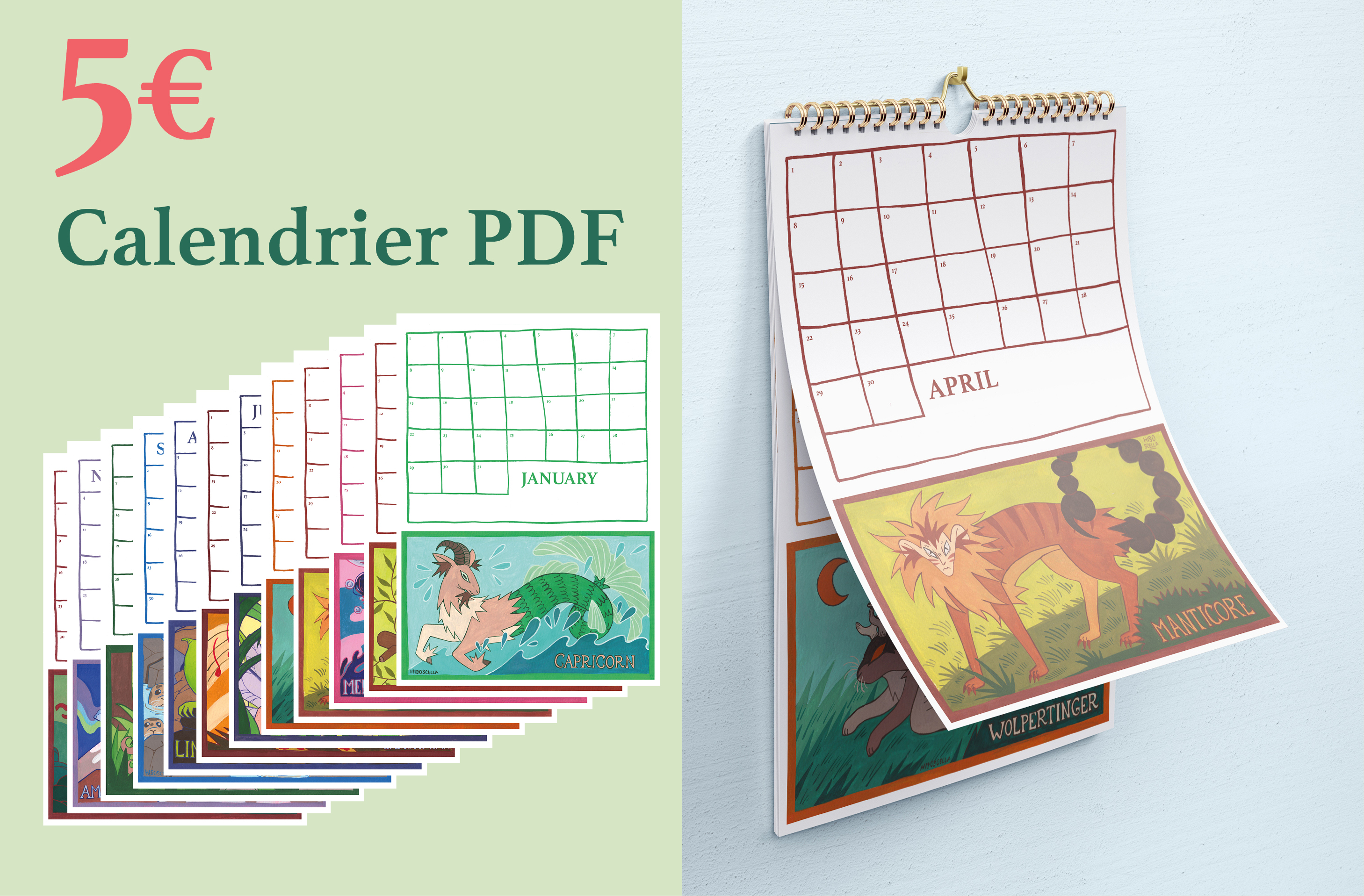 MONSTER CALENDAR 2024 - Ulule