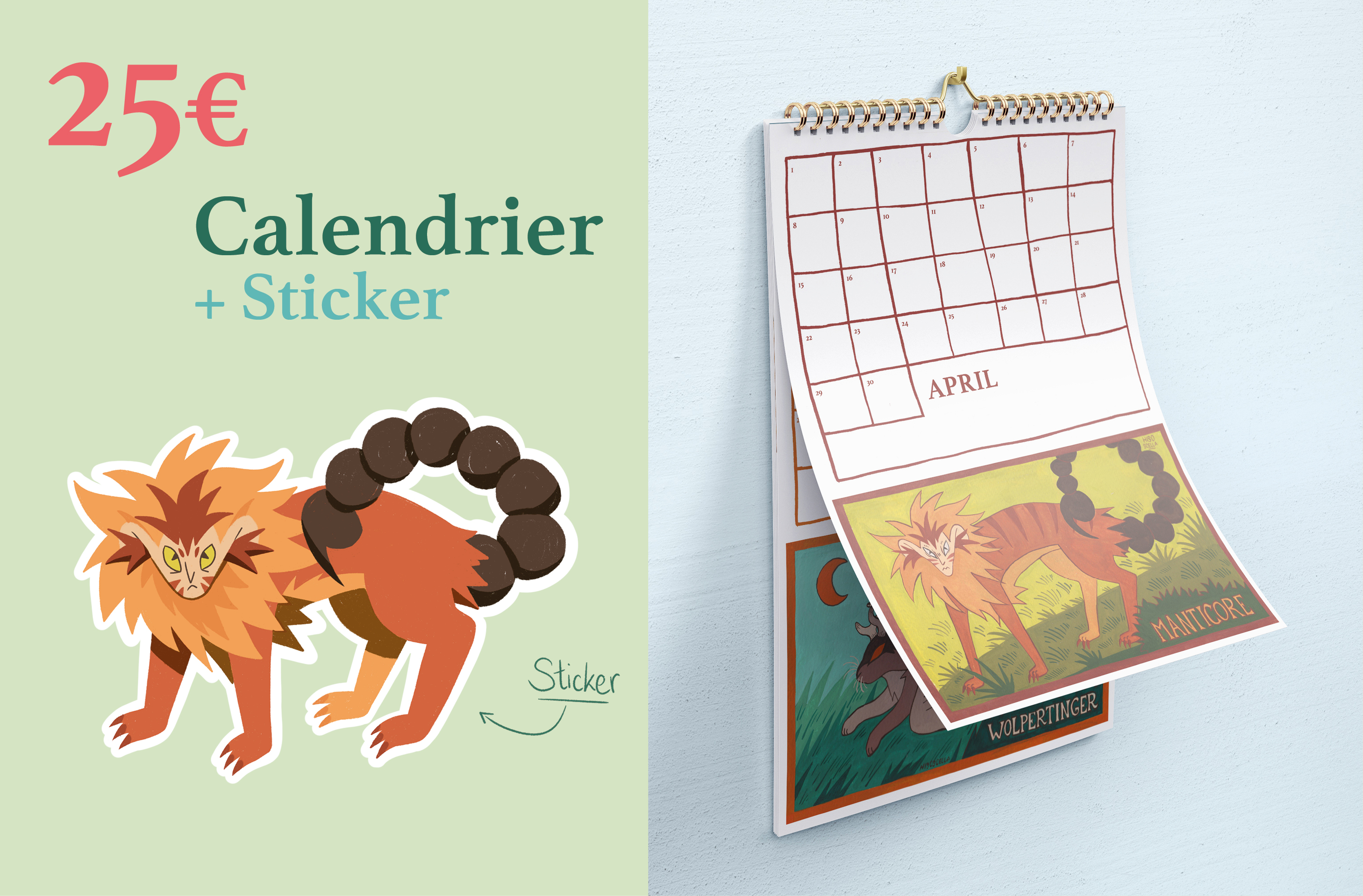 MONSTER CALENDAR 2024 - Ulule