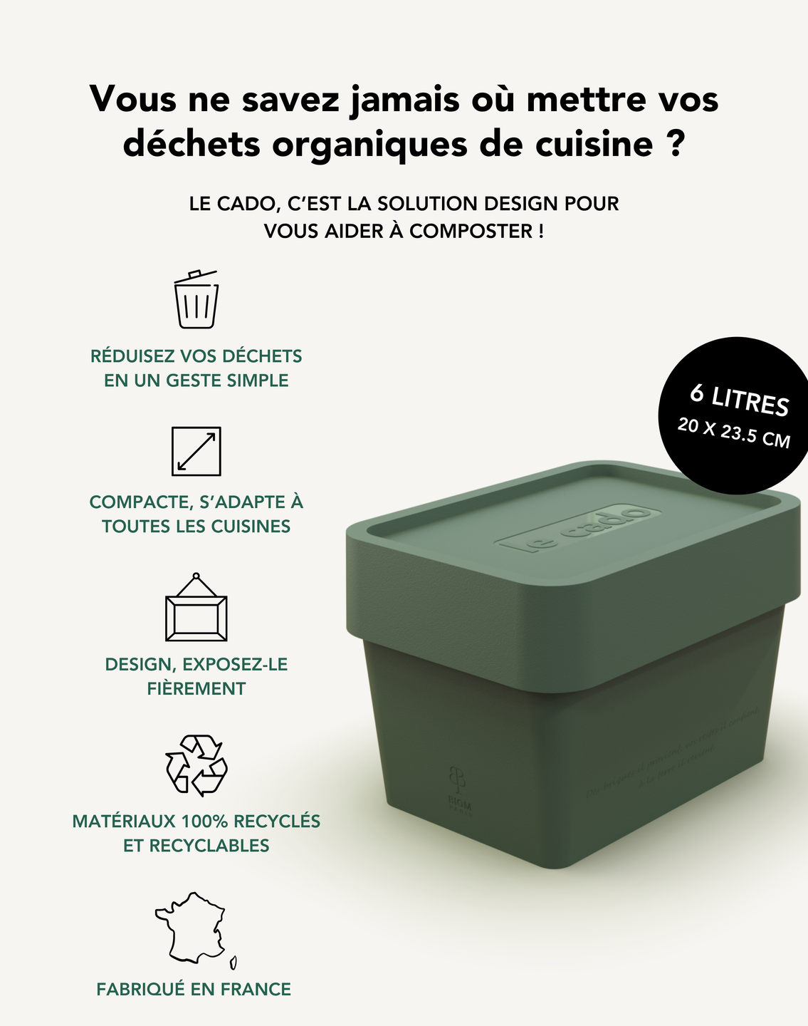 Le Cado, Collecteur À Déchets Organiques - Ulule