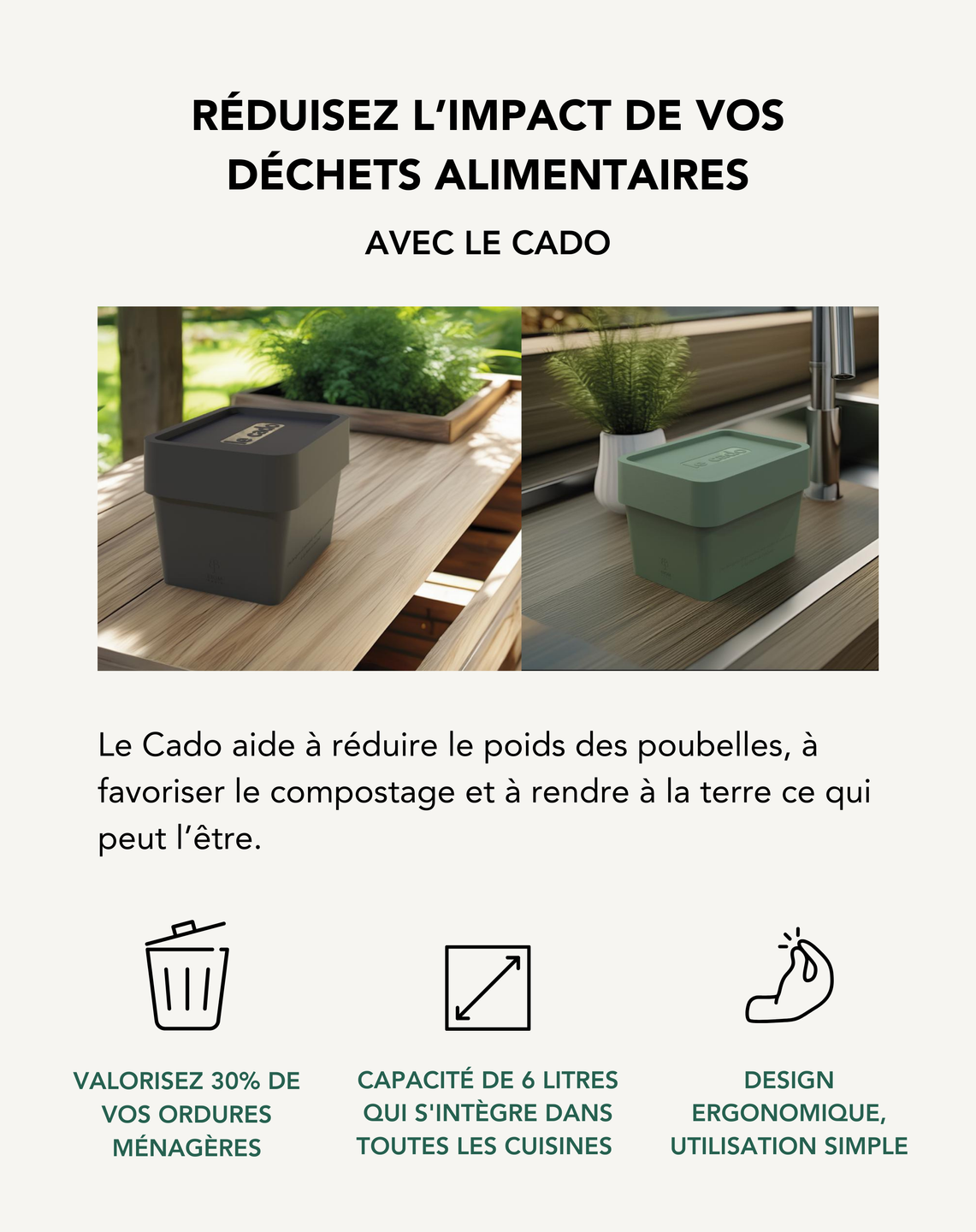 Le Cado, Collecteur À Déchets Organiques - Ulule