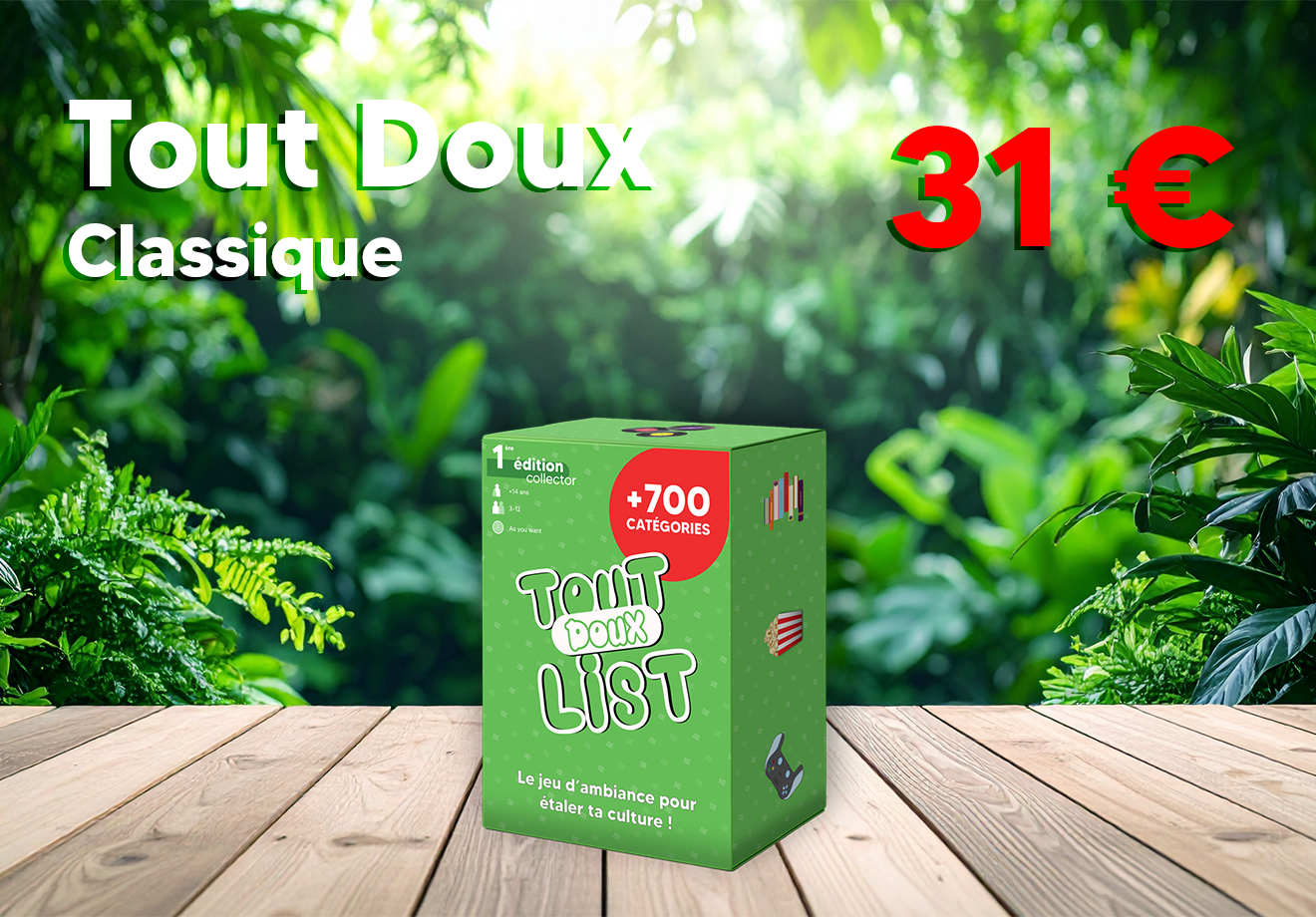 Tout Doux List : Le jeu d'ambiance pour étaler ta culture ! - Ulule