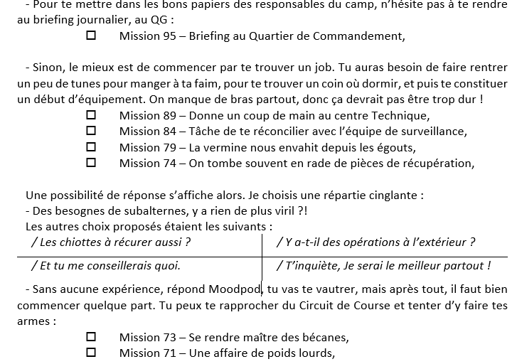 Roman Cyber Punk dans un MMORPG - Choisissez votre aventure