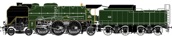 La Super-Pacific 231C à l'échelle H0 - Ulule