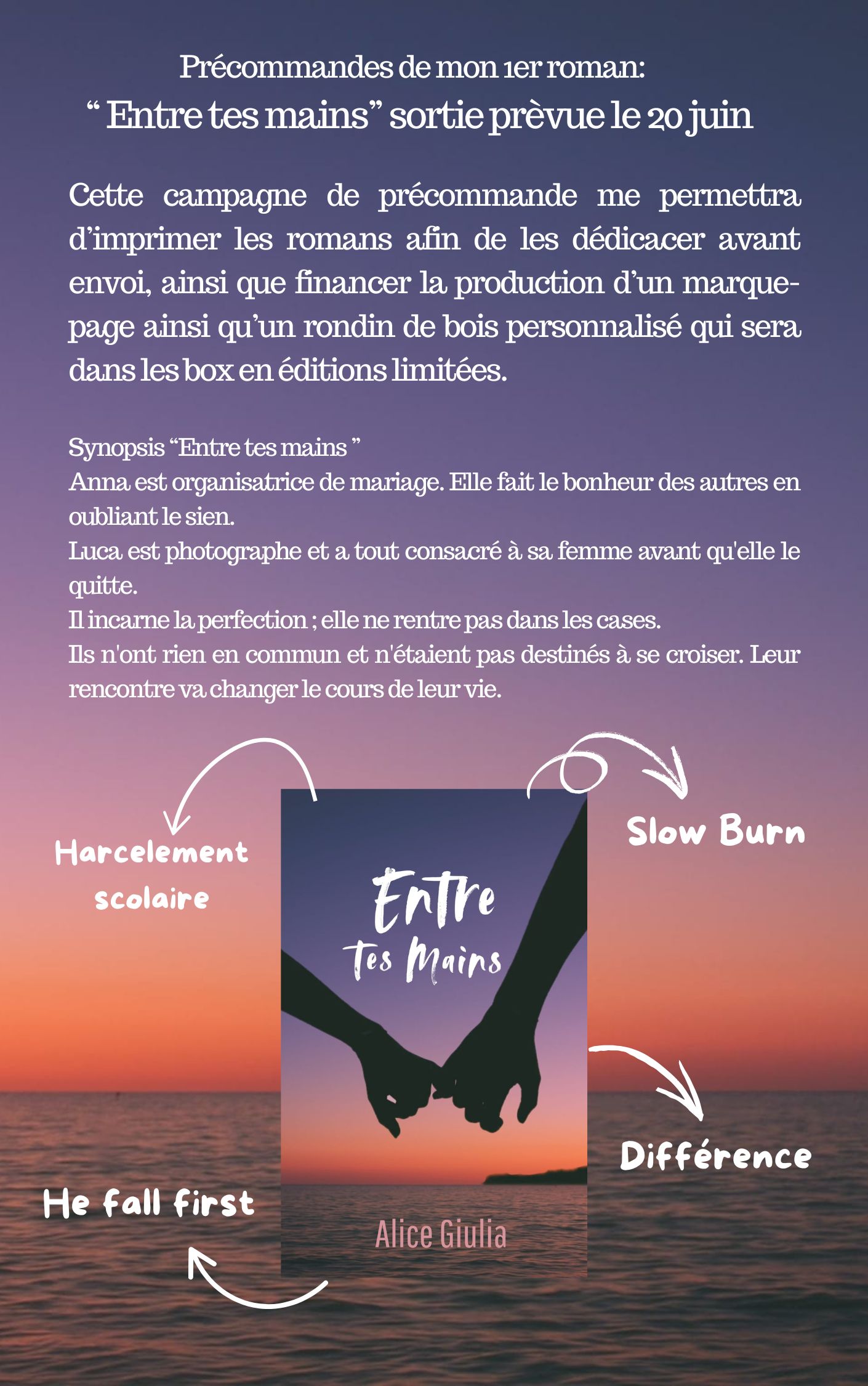 "Entre tes mains" d'Alice Giulia - Ulule