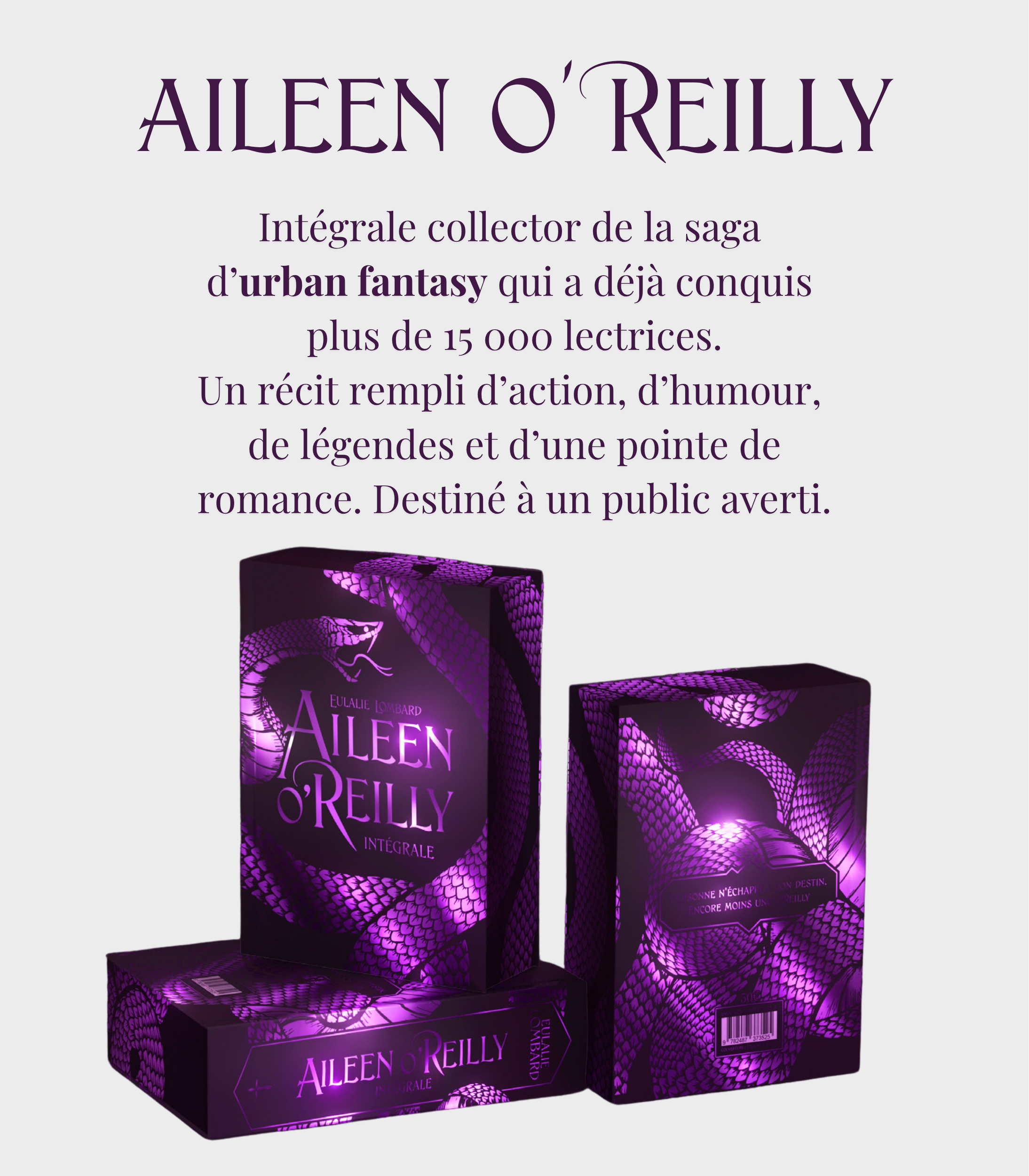 Aileen O'Reilly - Intégrale relié collector - Ulule