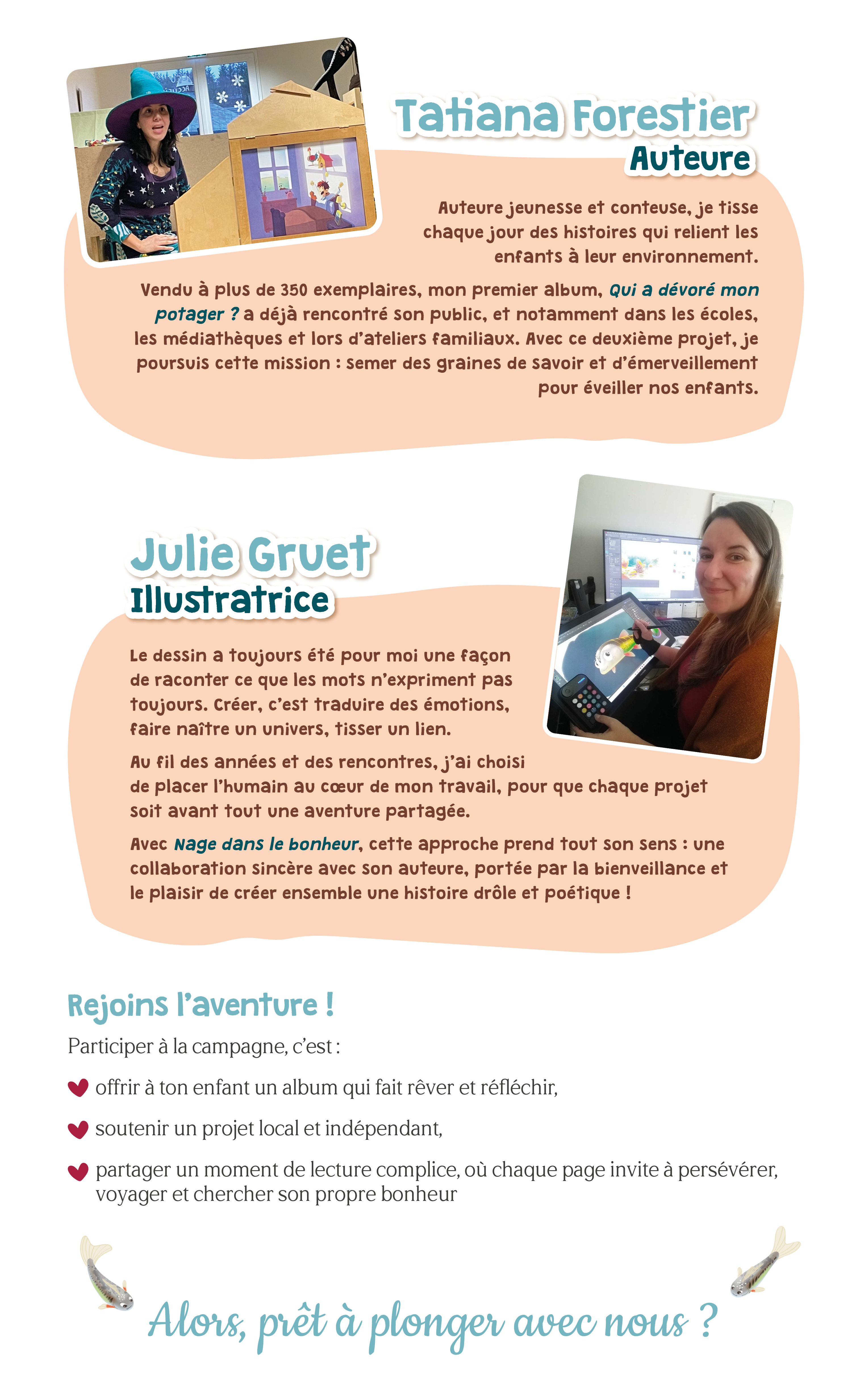 Nage dans le bonheur