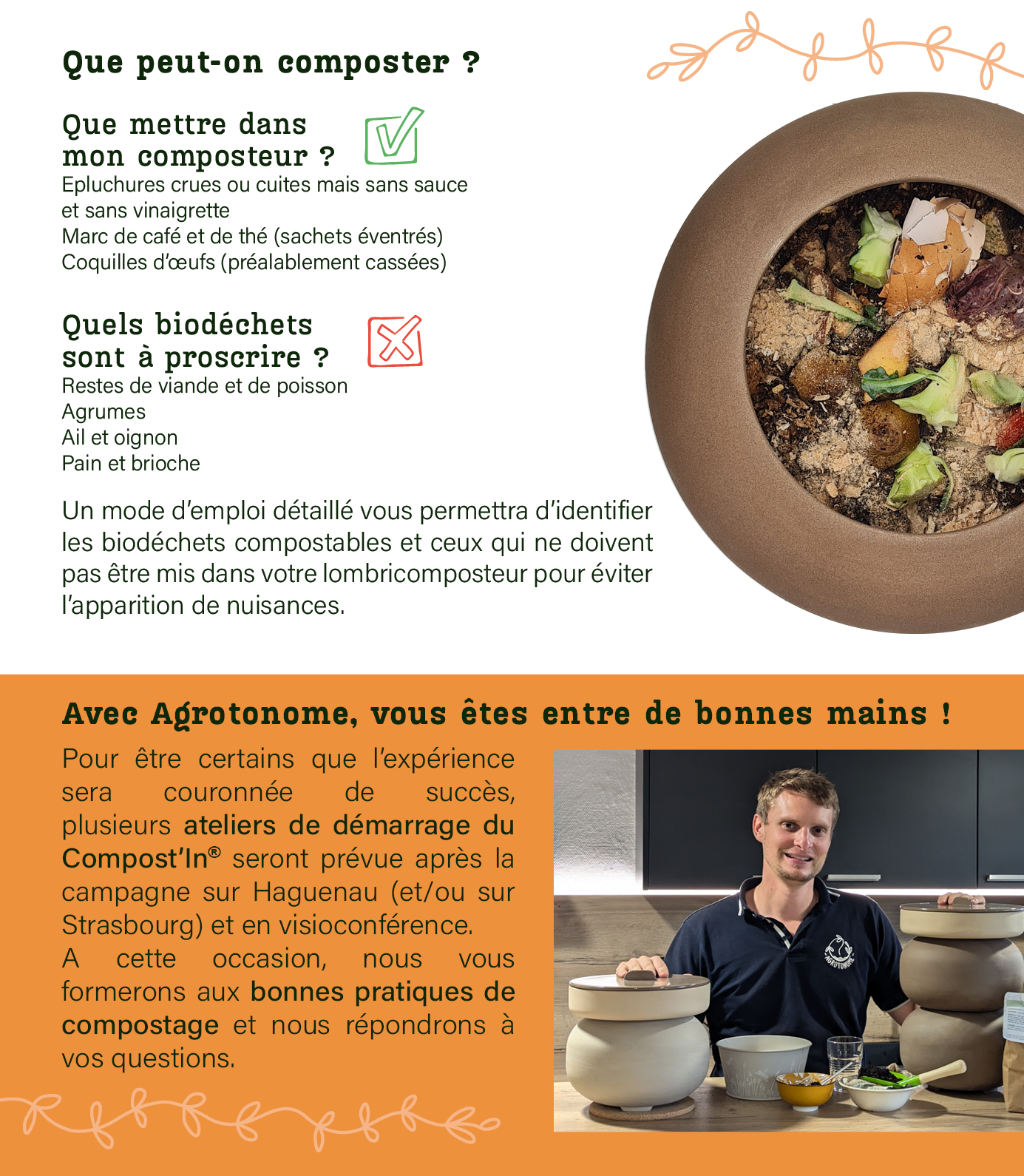 Compost'In, le composteur d'intérieur design et sans odeur