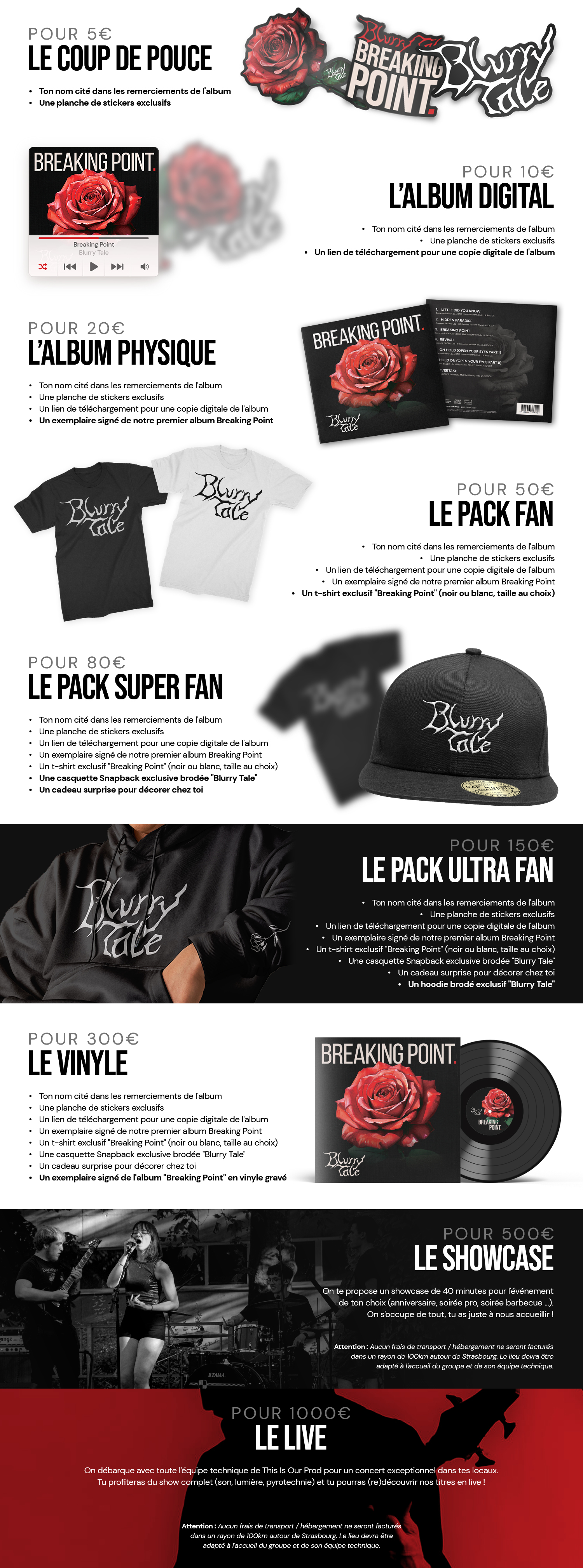 Soutiens le premier album de Blurry Tale : Breaking Point - Ulule