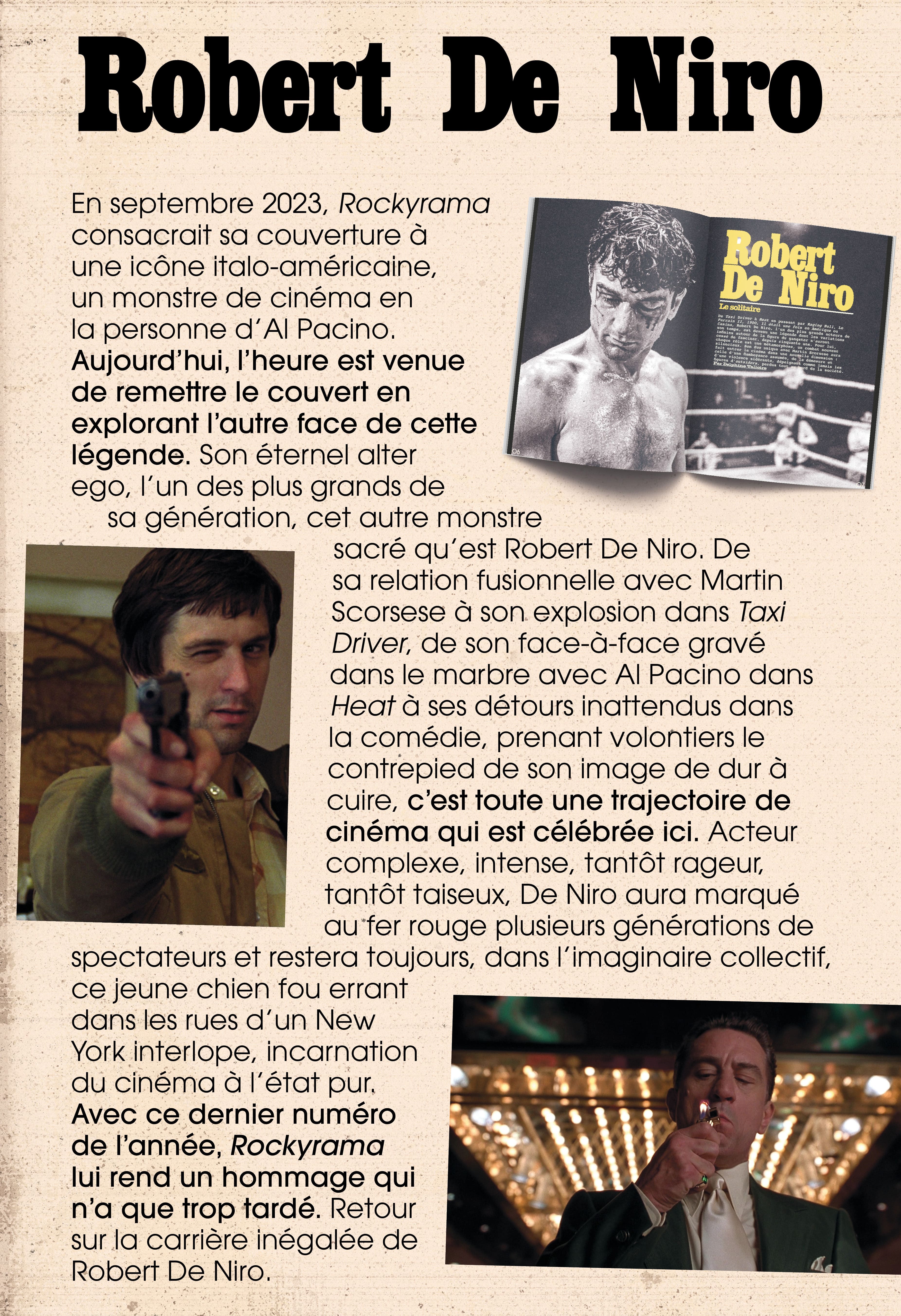 Rockyrama n°49 : Robert De Niro