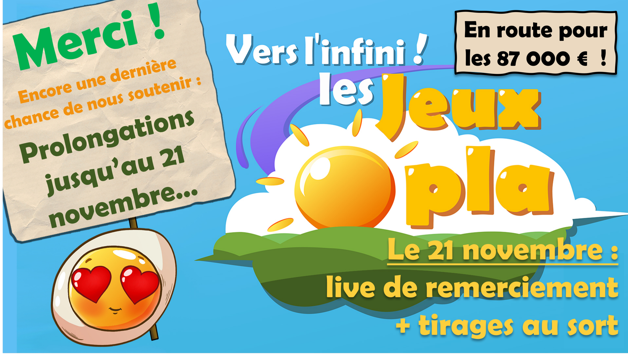 Vers l'infini les Jeux Opla : prolongations ! - Ulule