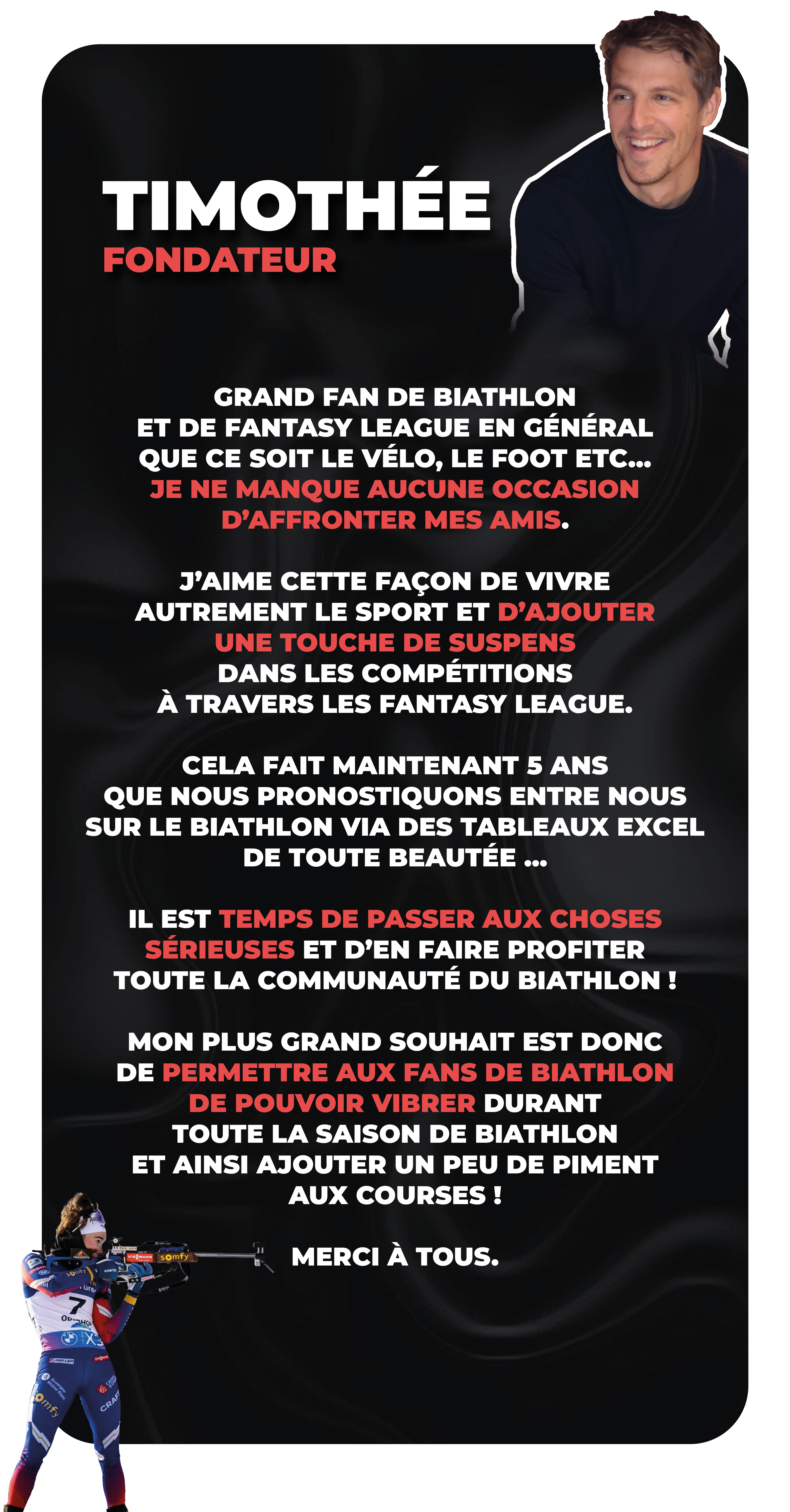 Le premier jeu de Fantasy Biathlon